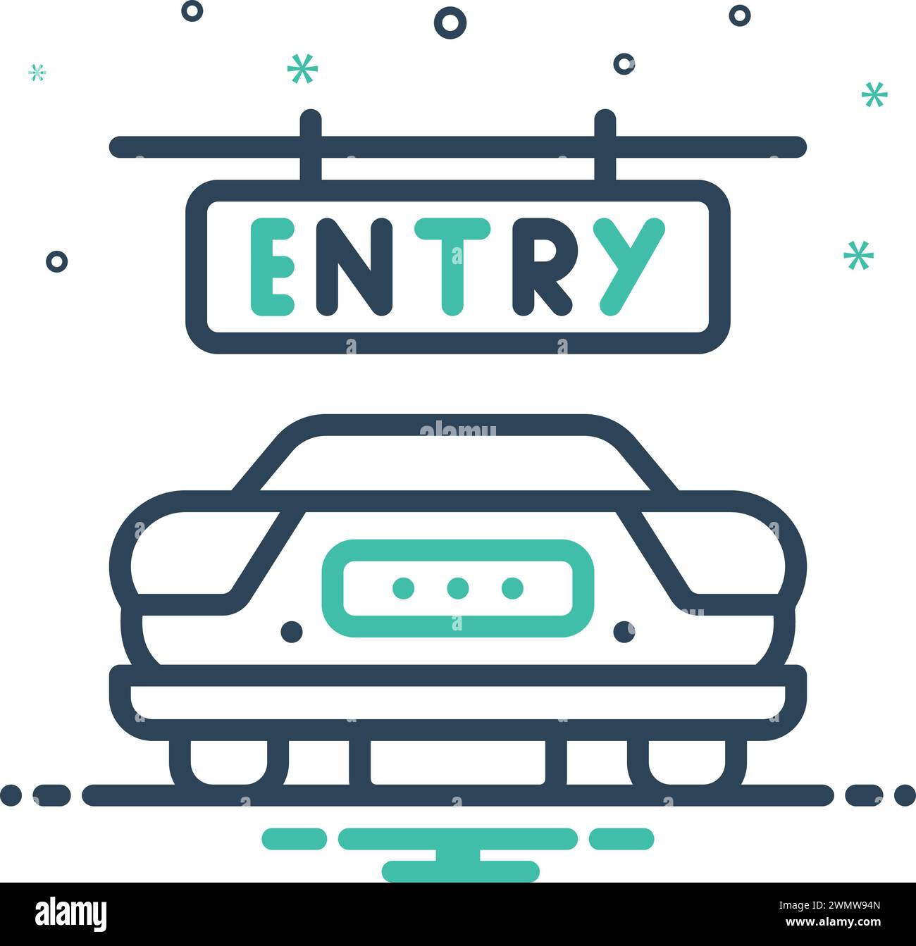 Icon for entries,entrance Stock Vector Image & Art - Alamy