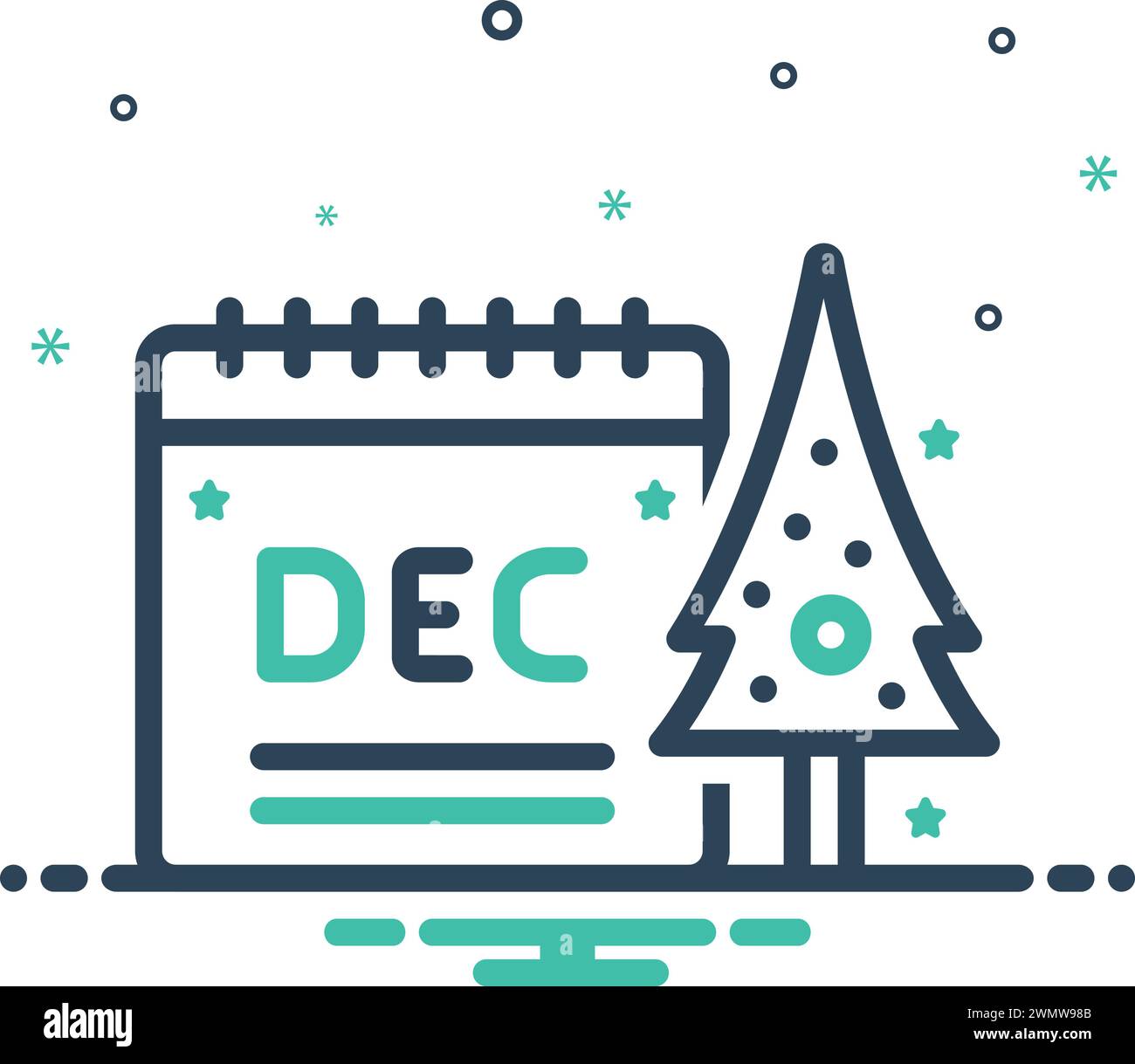 Icon for december,calendar Stock Vector Image & Art - Alamy