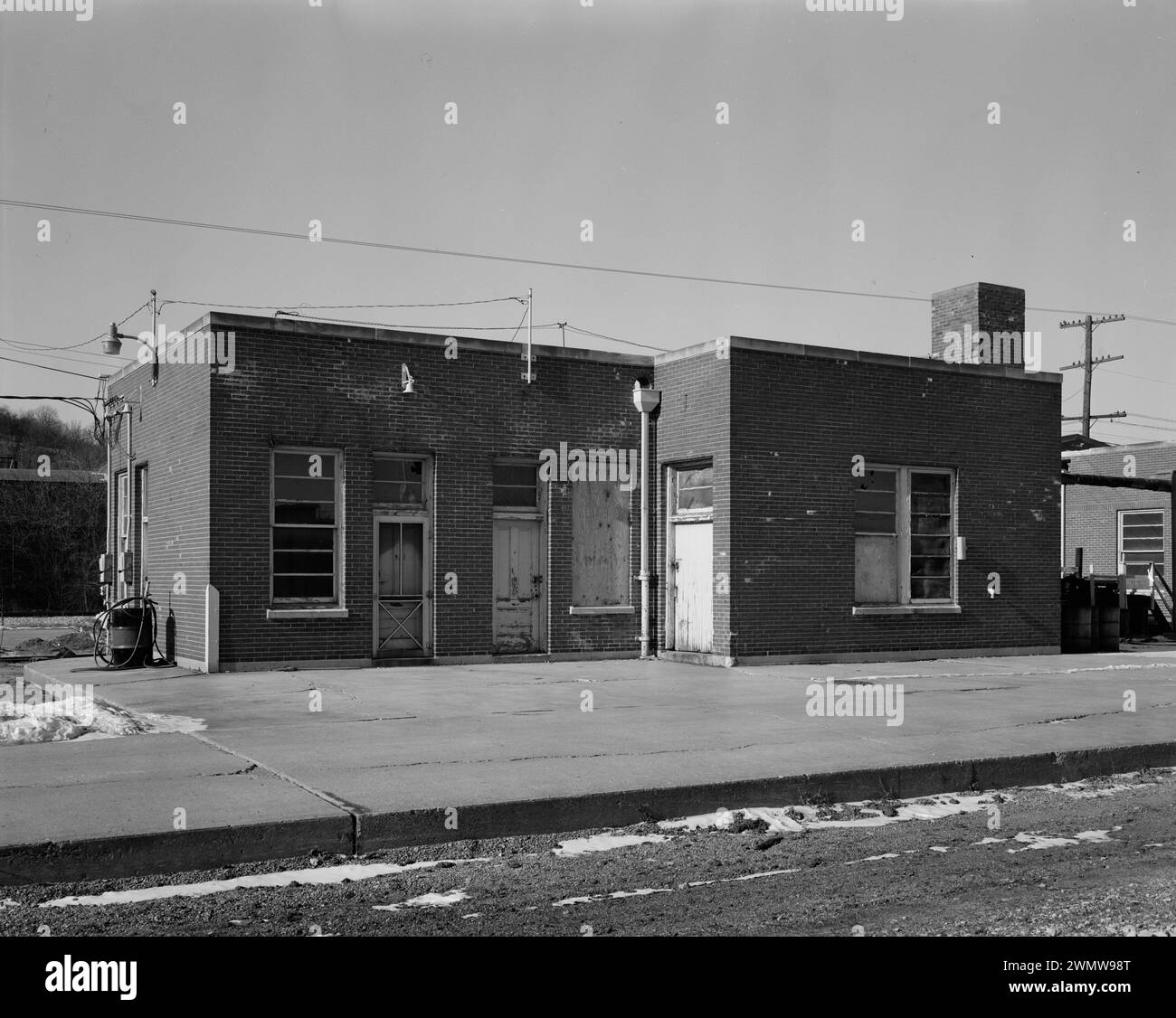 Illinois central depot Black and White Stock Photos & Images - Alamy