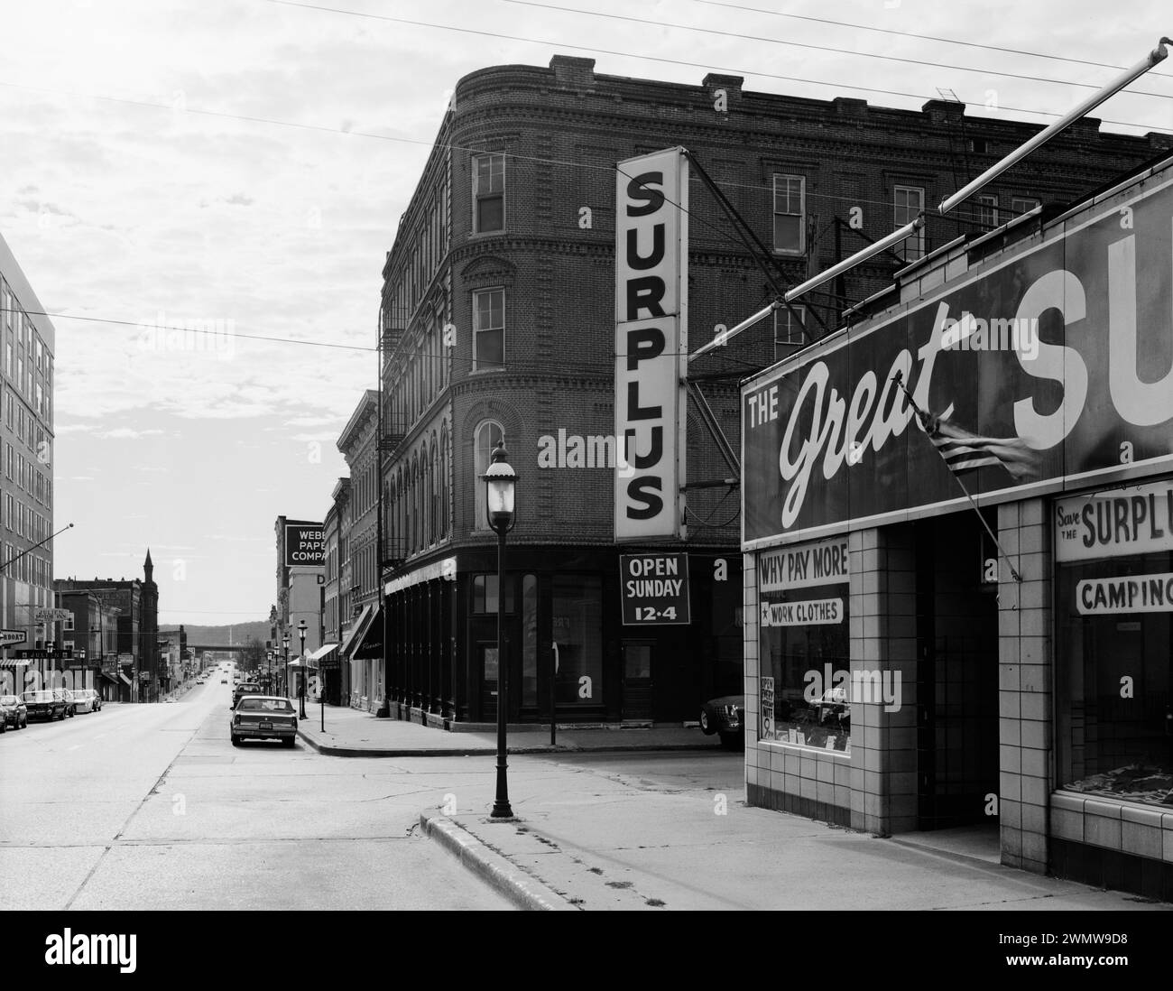 Cooper Wagon Factory (299 Main) on 200 Block of Main Street. View to ...