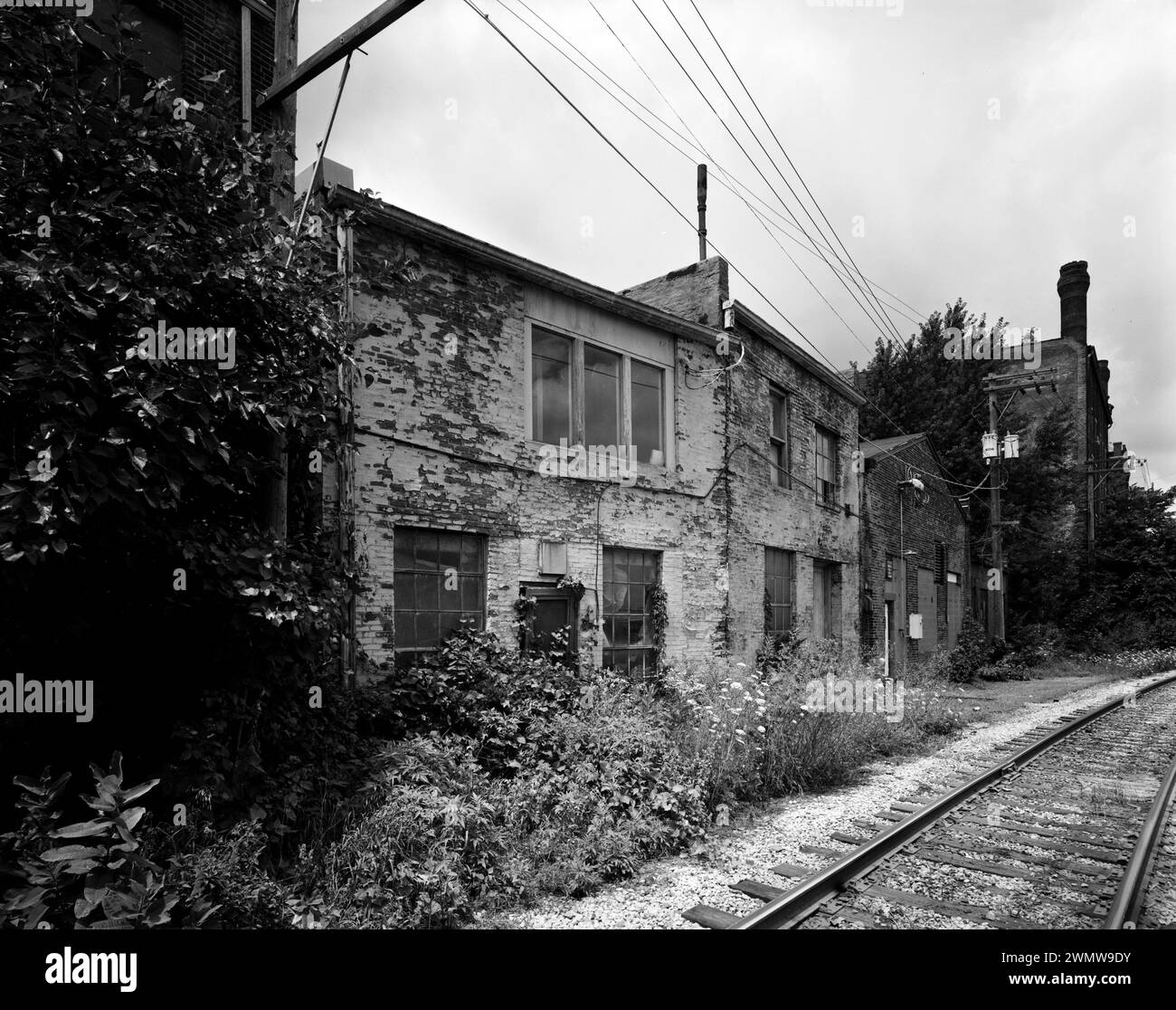 View rear main building Black and White Stock Photos & Images - Alamy