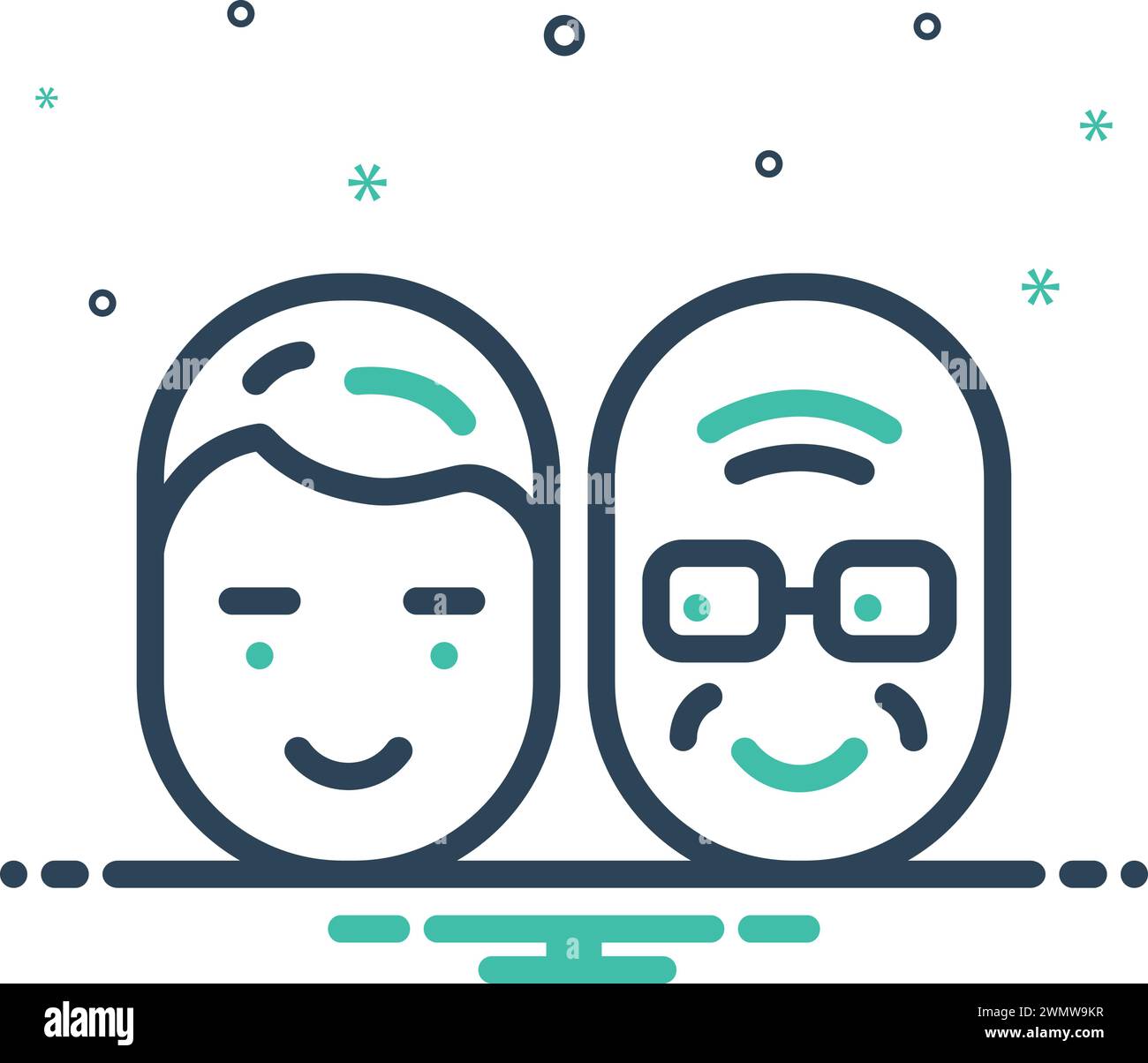 Ageing aging Stock Vector Images - Alamy