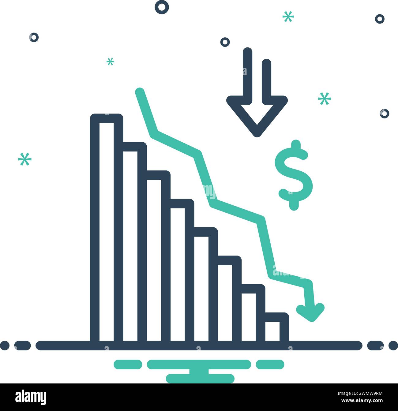 Downward dip hi-res stock photography and images - Alamy
