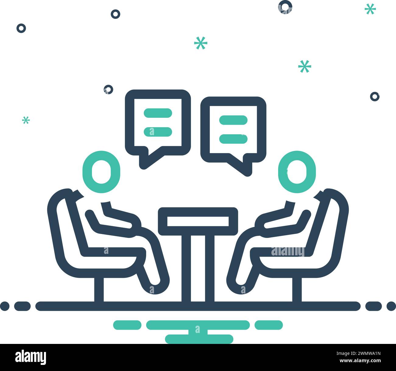 Interpreter meeting Stock Vector Images - Alamy