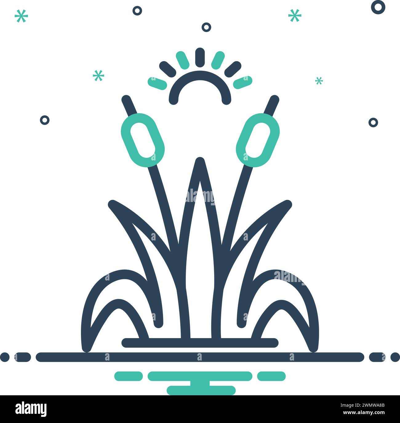 Icon for reed,sugarcane Stock Vector Image & Art - Alamy