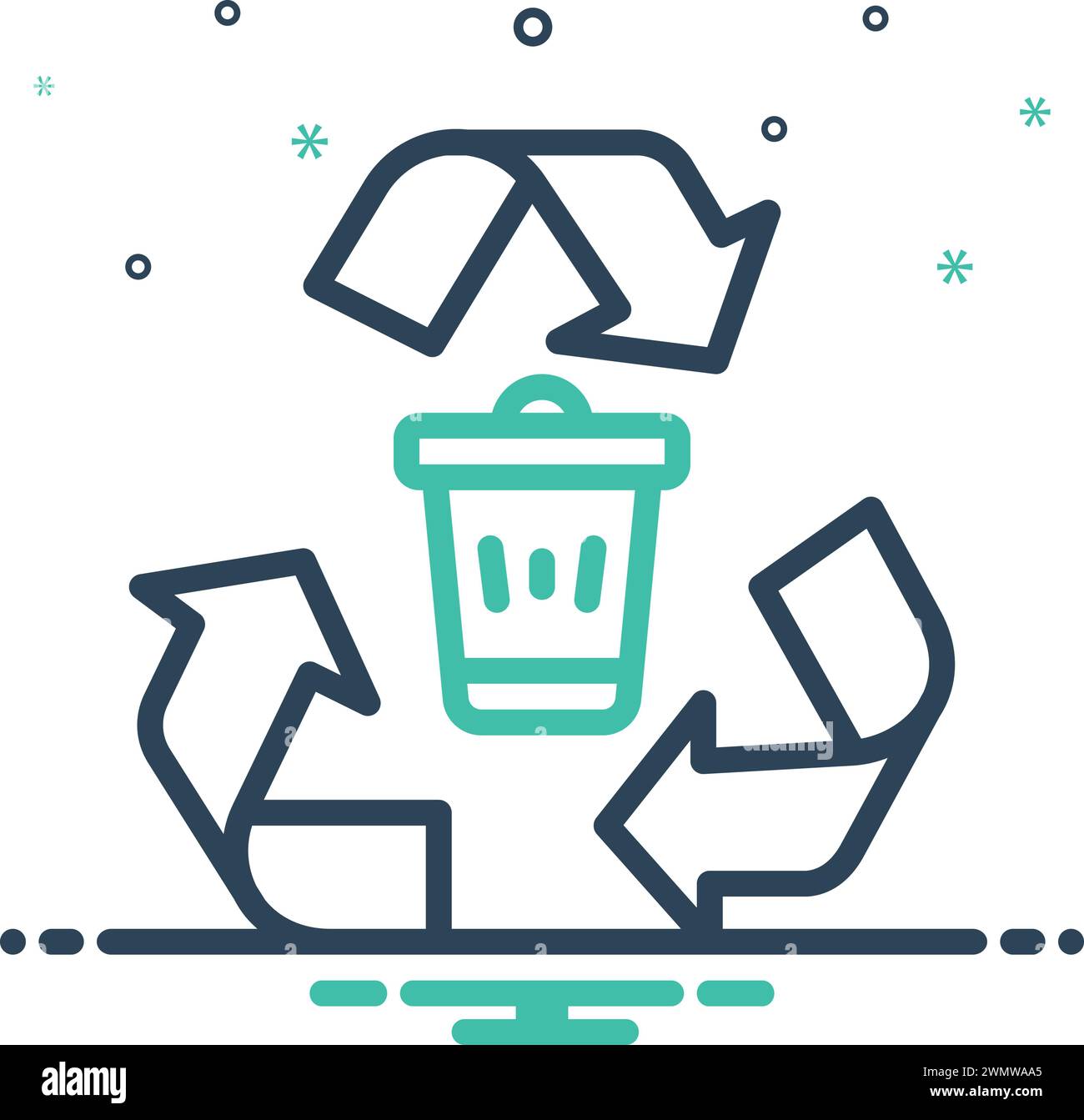 Icon for recycling,dustbin Stock Vector Image & Art - Alamy