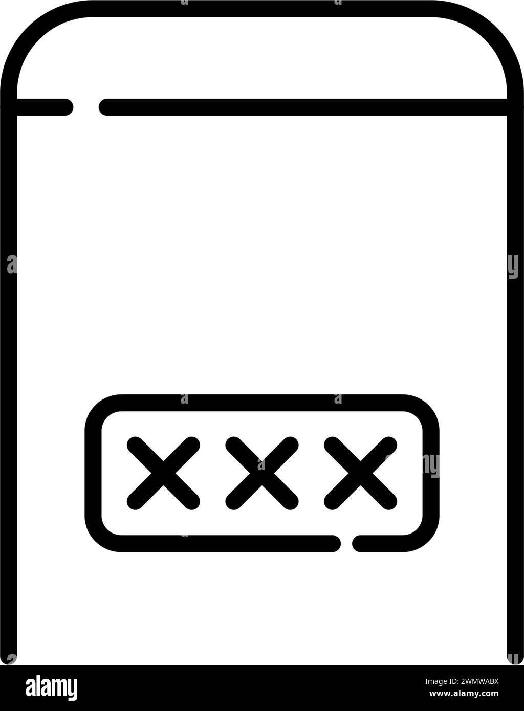 Password box shield lock Cut Out Stock Images & Pictures - Alamy
