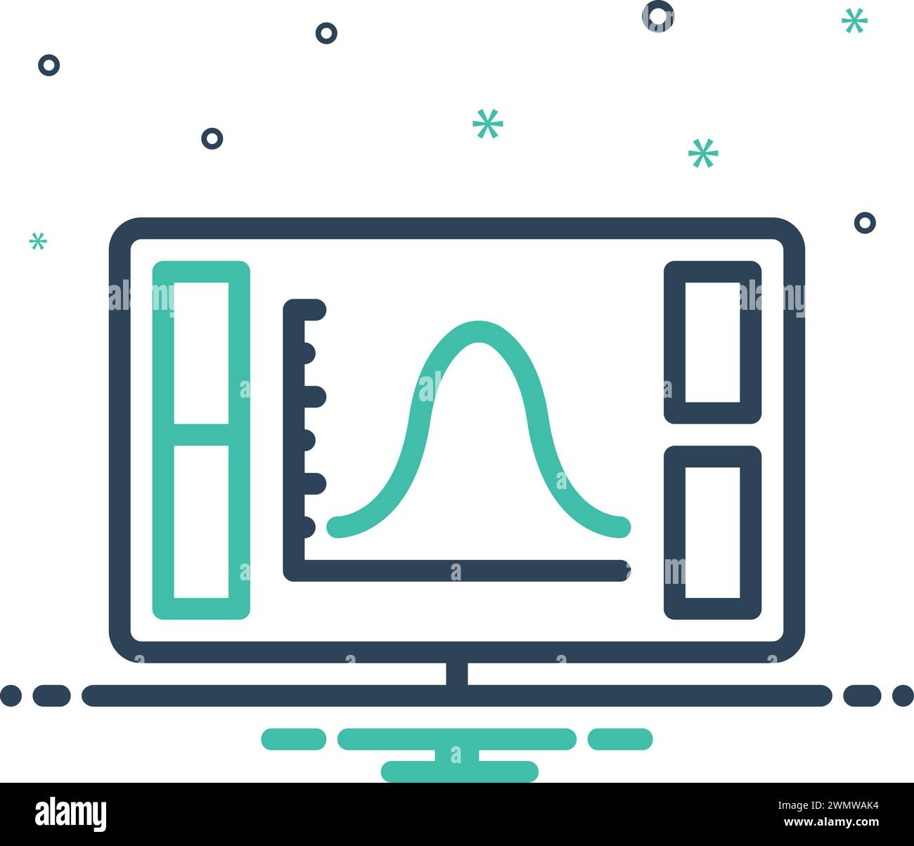 Icon for curve,graph Stock Vector Image & Art - Alamy