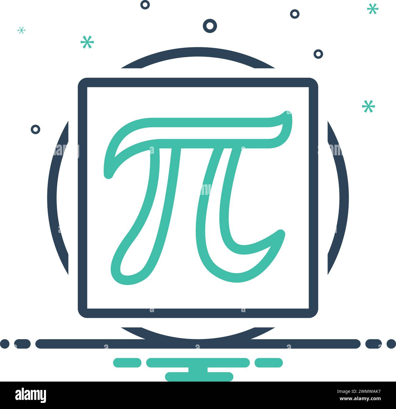 Icon for pi,greek letter Stock Vector Image & Art - Alamy