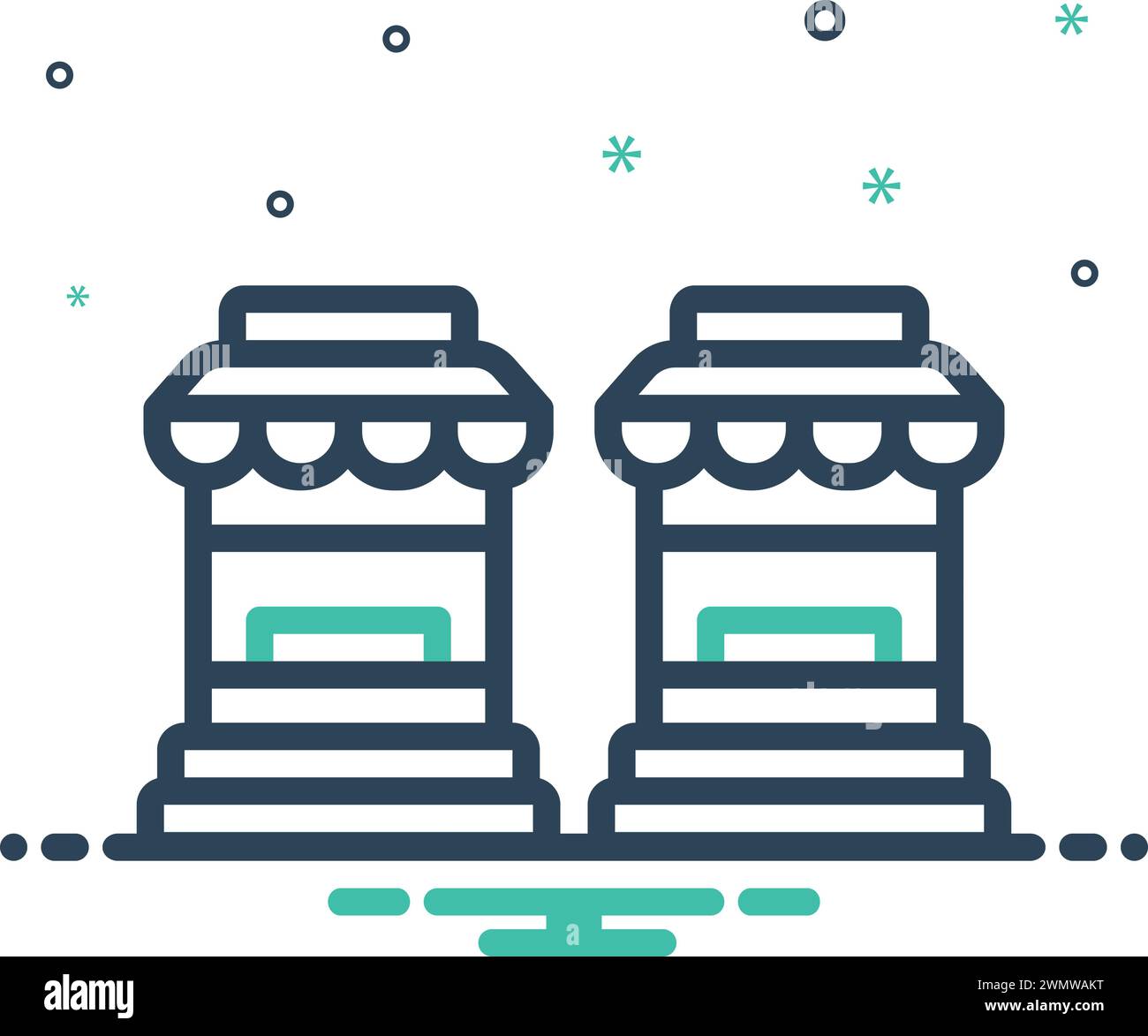 Shops Stock Vector Images - Alamy