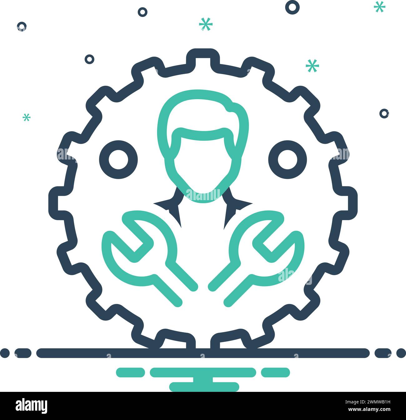 Professional mechanics Stock Vector Images - Alamy