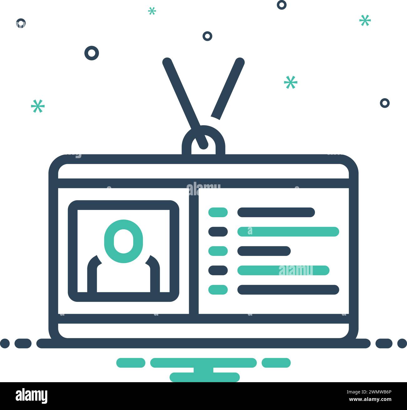 Designation id Stock Vector Images - Alamy