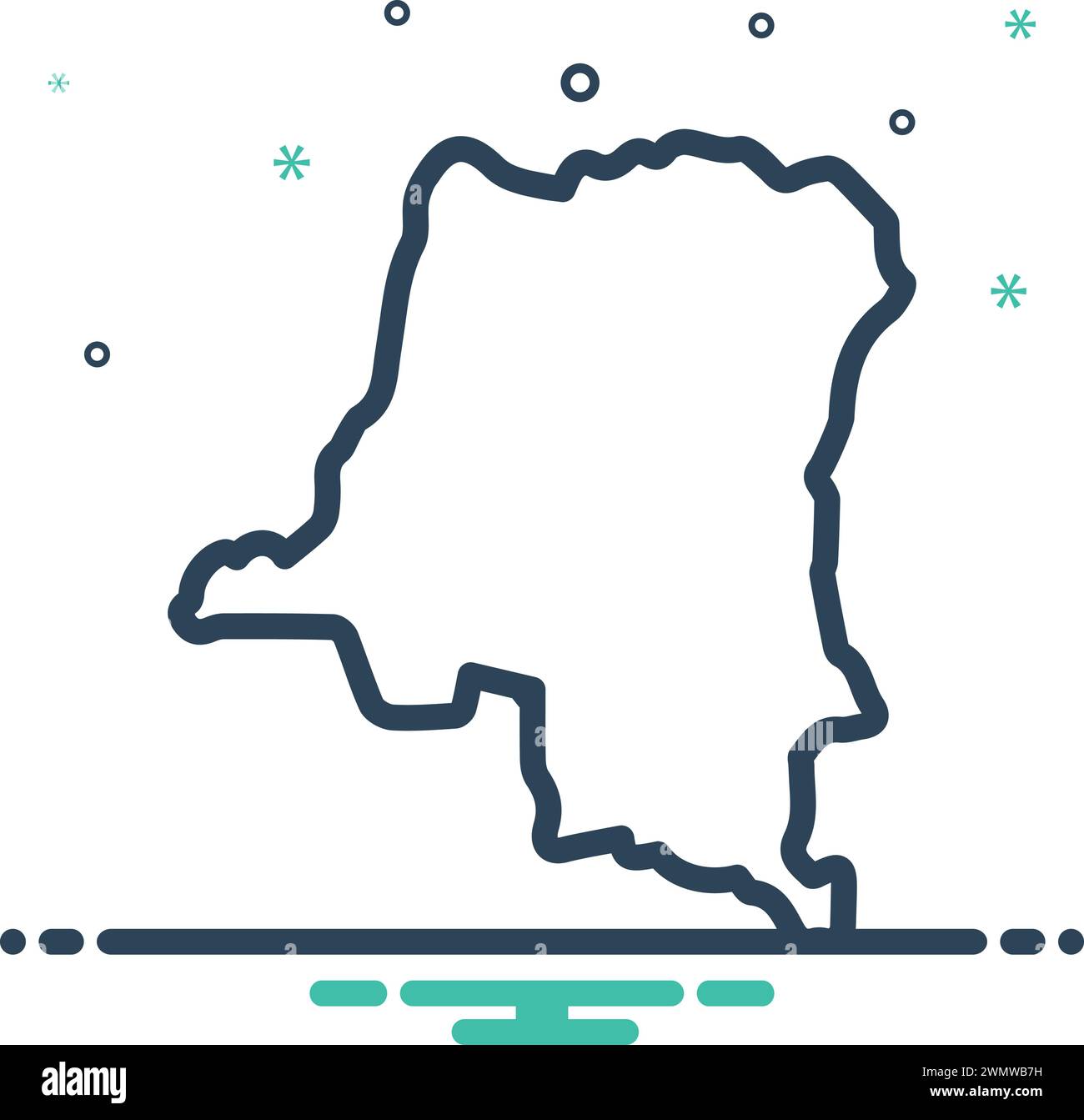 Icon for congo,democratic republic of congo Stock Vector Image & Art ...