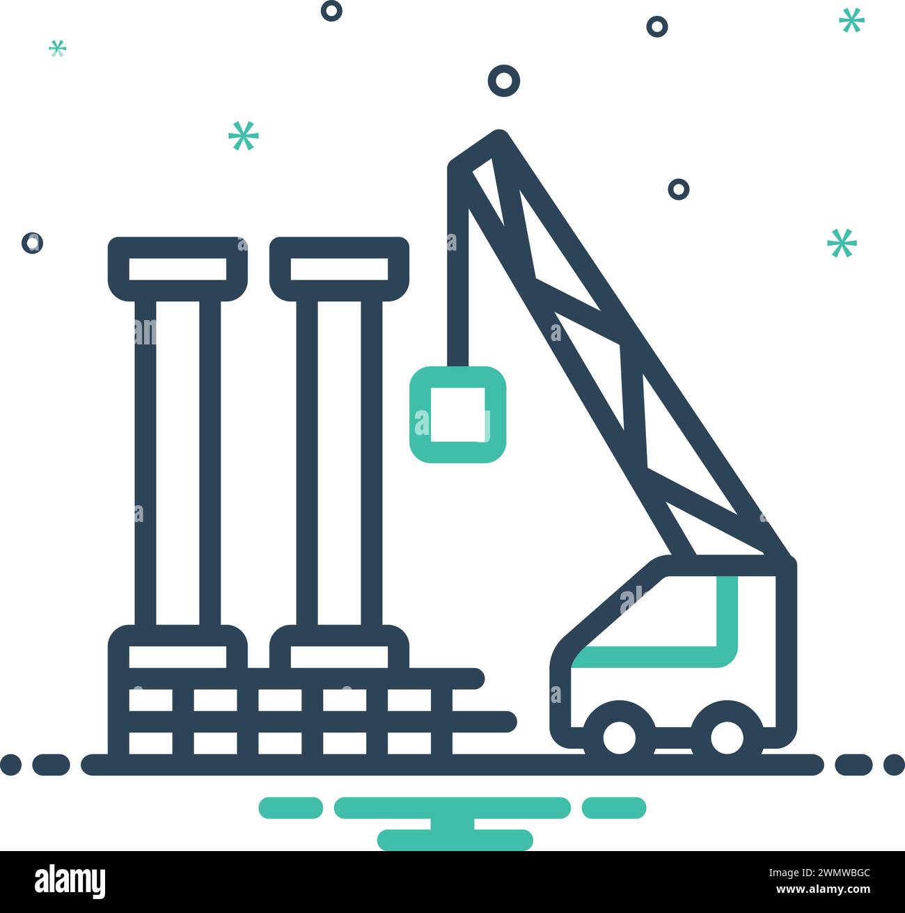 Icon for foundations,groundwork Stock Vector Image & Art - Alamy