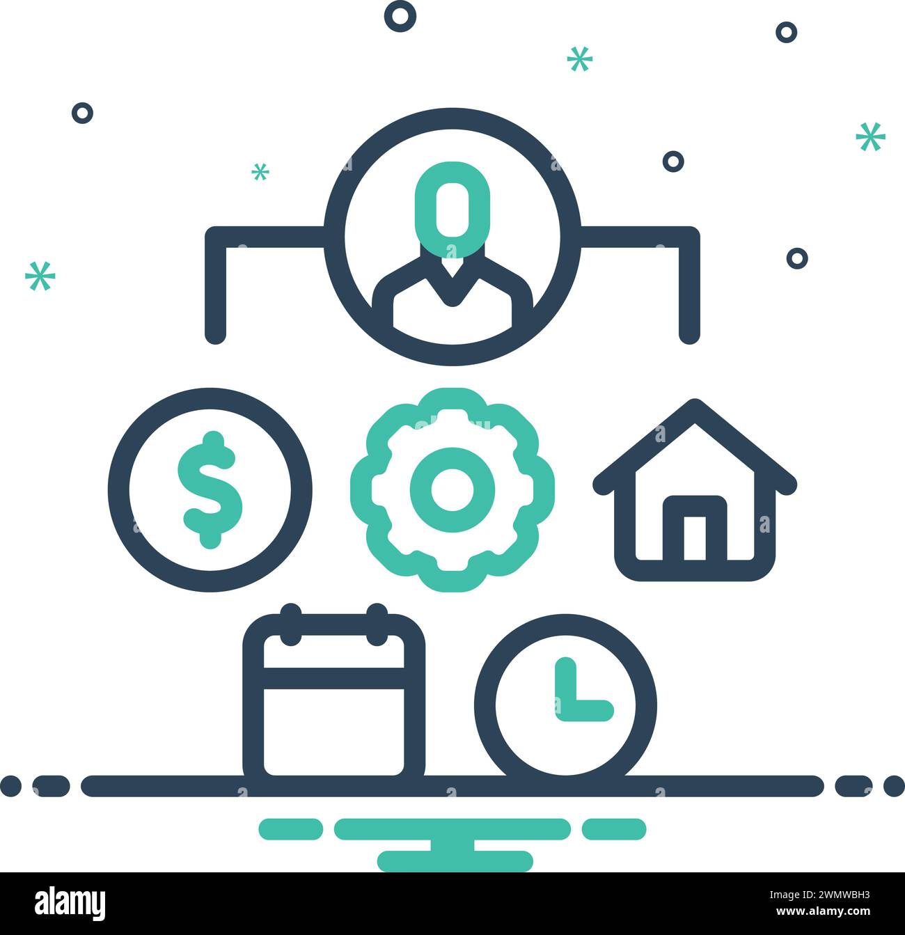 Icon for manage,maintain Stock Vector Image & Art - Alamy