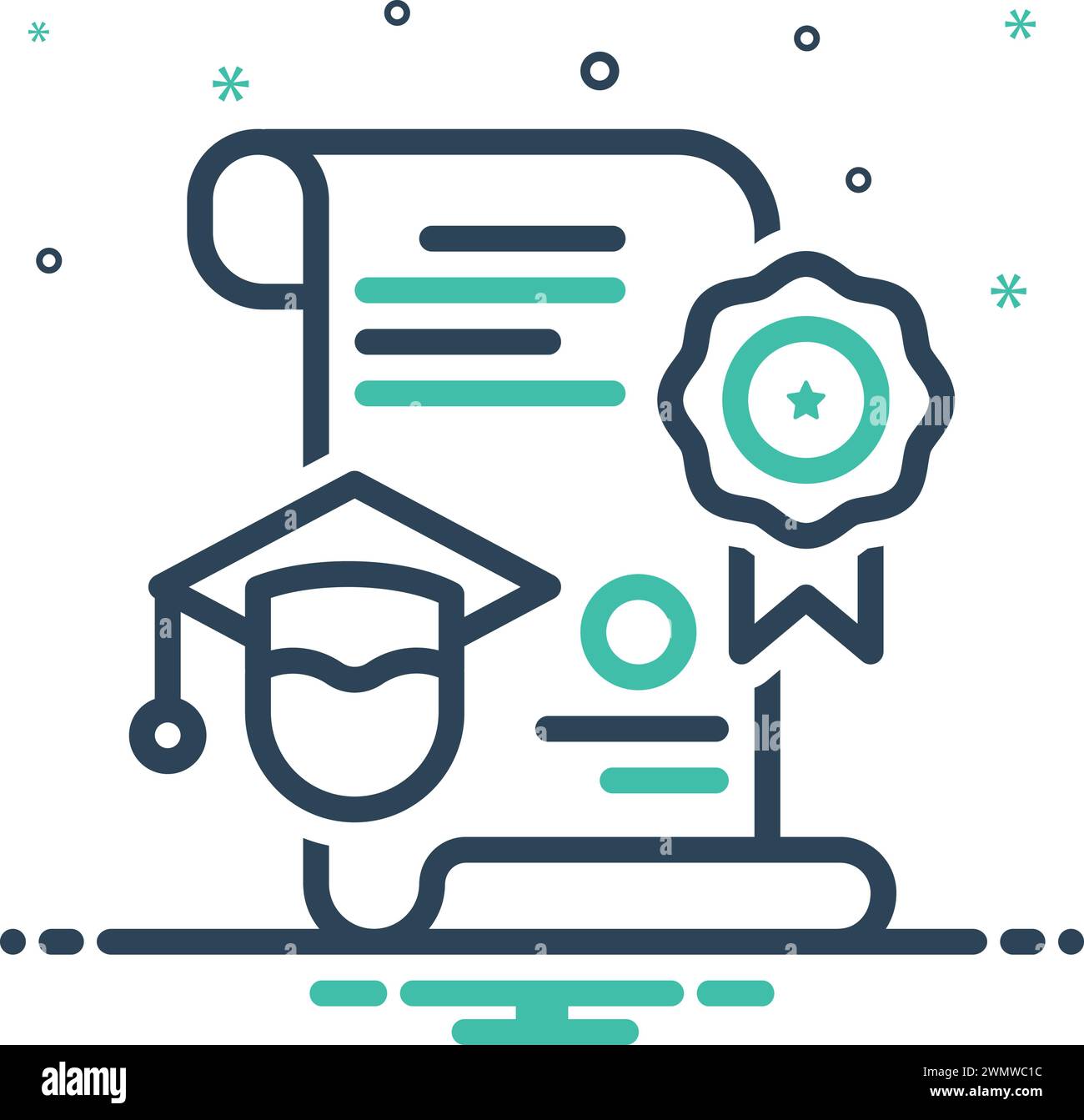 Icon for qualifications,merit Stock Vector Image & Art - Alamy