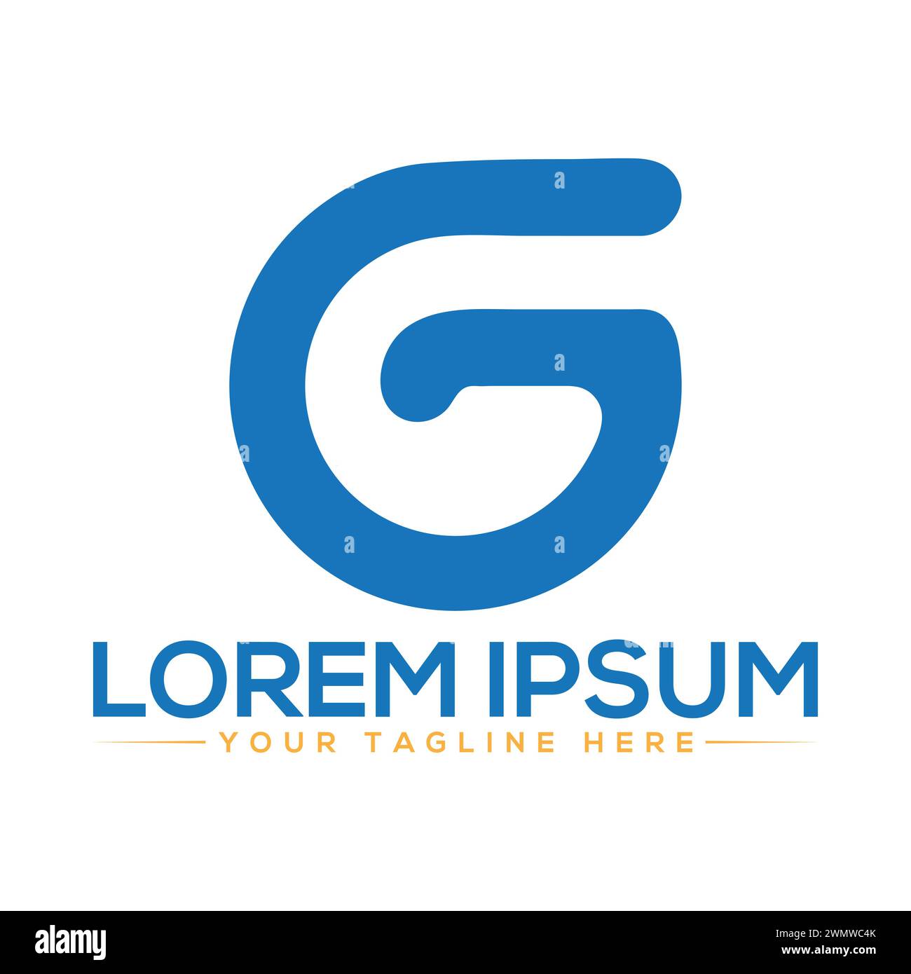 G Letter Logo Design. Unique G Logo Design Stock Vector Image & Art - Alamy