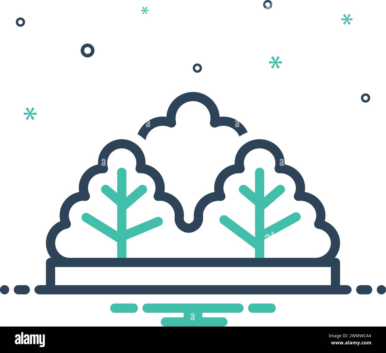 Icon for bush,shrub Stock Vector Image & Art - Alamy