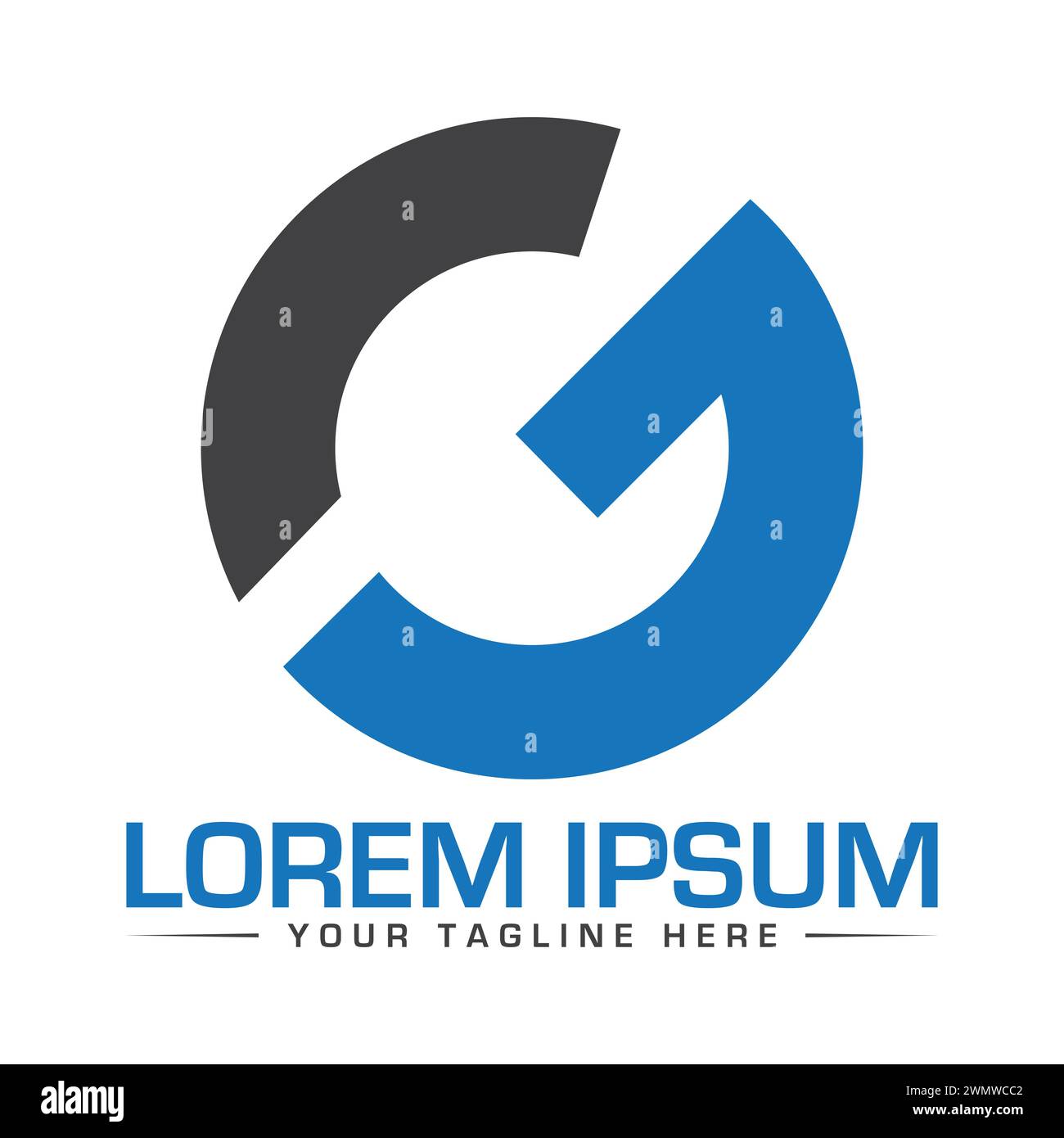 G Letter Logo Design. Unique G Logo Design Stock Vector Image & Art - Alamy