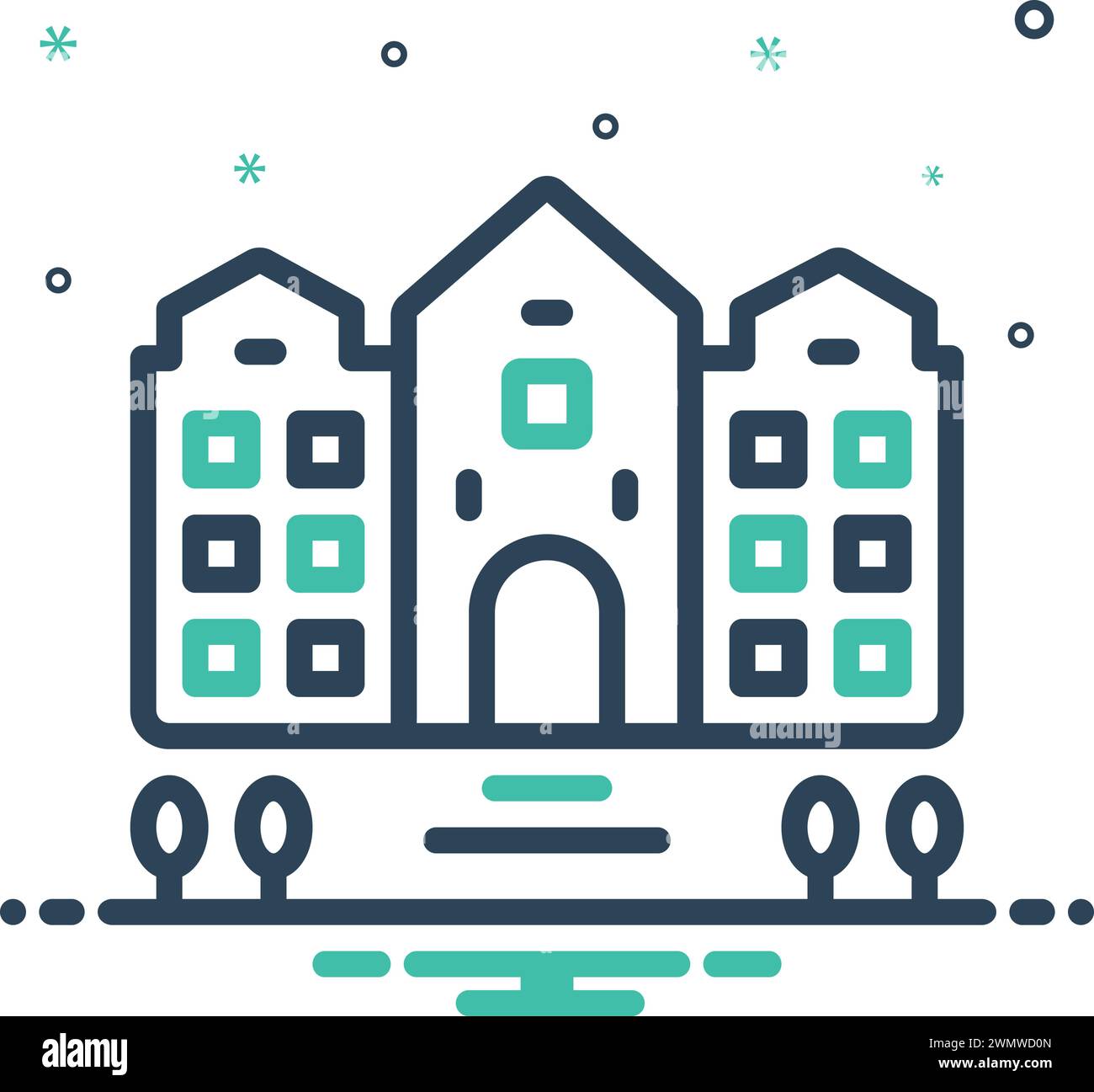 Inn building Stock Vector Images - Alamy