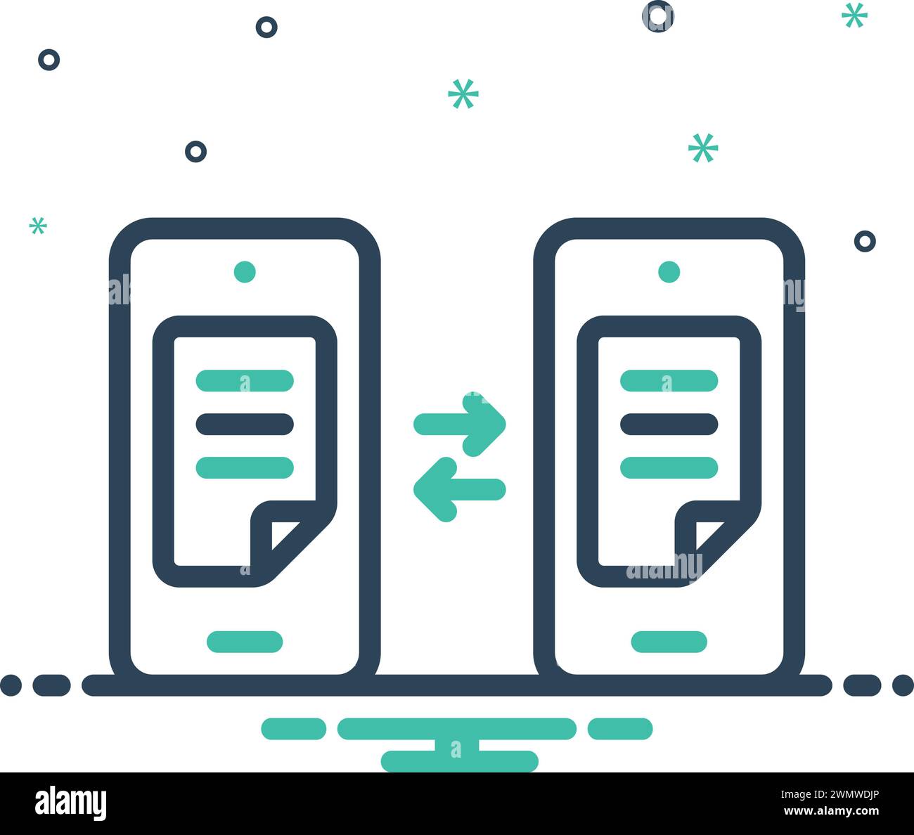 Icon for transferred,duplicate Stock Vector Image & Art - Alamy