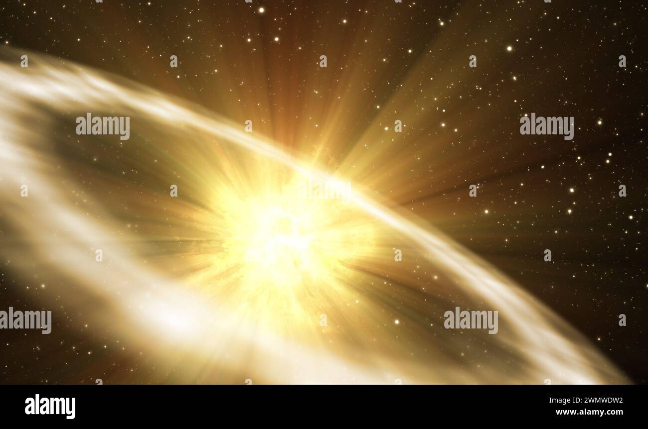 Abstract space star explosion hi-res stock photography and images - Alamy