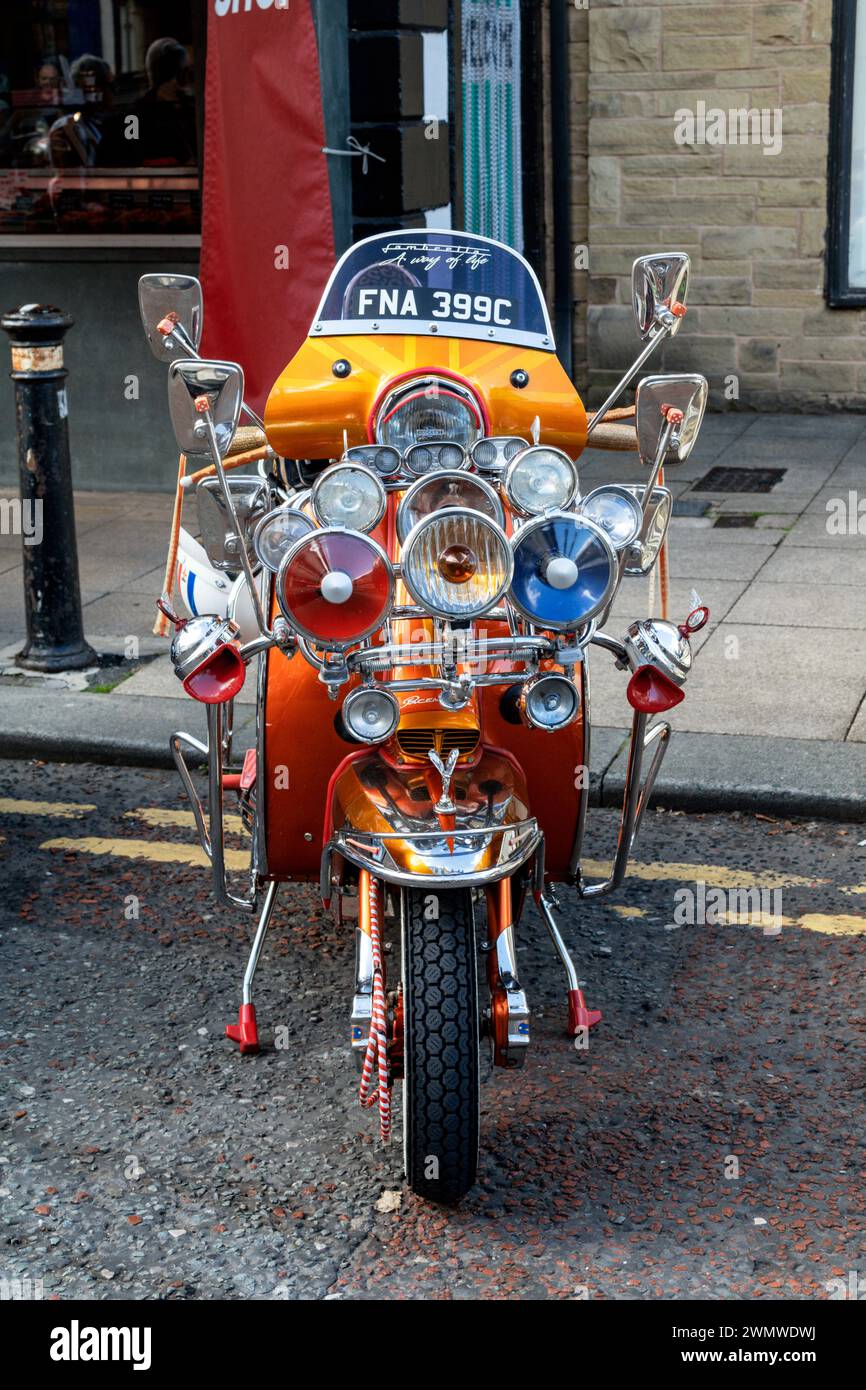 Lambretta. Ribble Valley Scooter Rally 2022 Stock Photo - Alamy