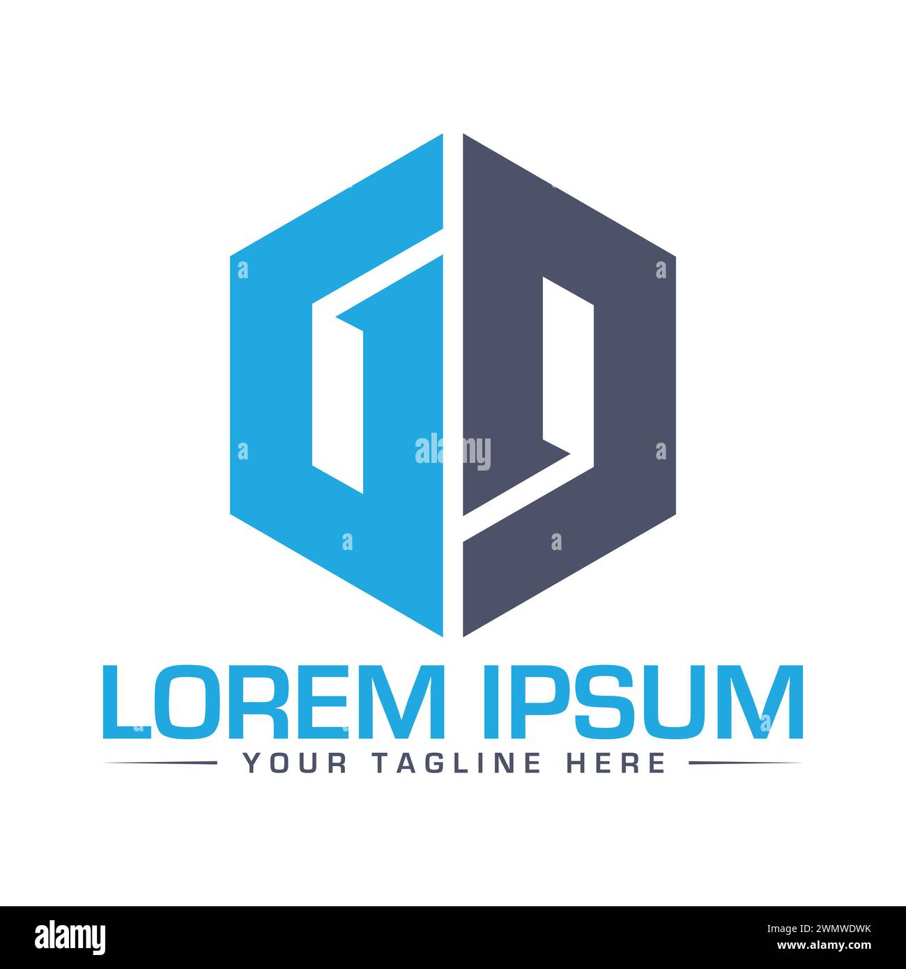 GD Letter Logo Design. Unique GD Logo Design Stock Vector Image & Art ...