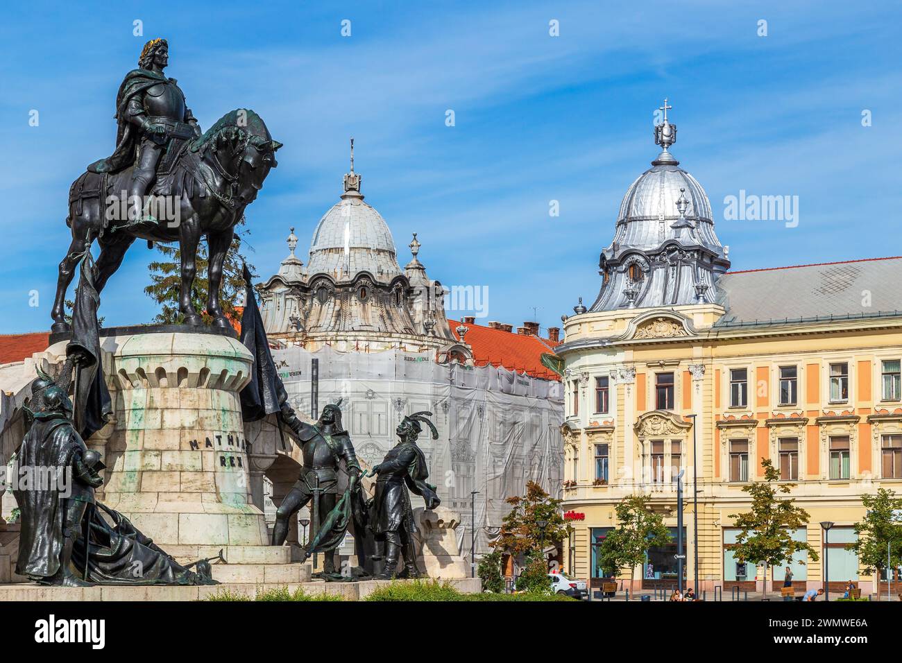 CLUJ-NAPOCA, TRANSYLVANIA, ROMANIA - SEPTEMBER 20, 2020: The Monument ...