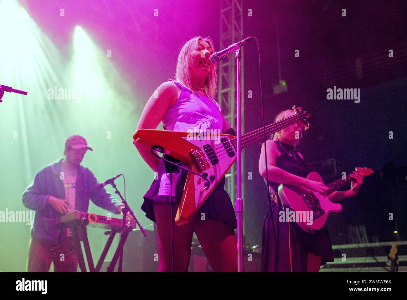 O2 Academy Leeds, UK. 27 February, 2024. Jessica Eastwood and Stephanie ...