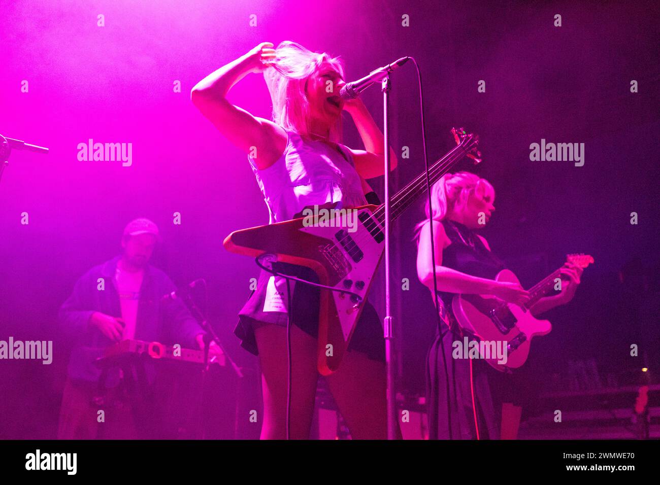 O2 Academy Leeds, UK. 27 February, 2024. Jessica Eastwood and Stephanie ...