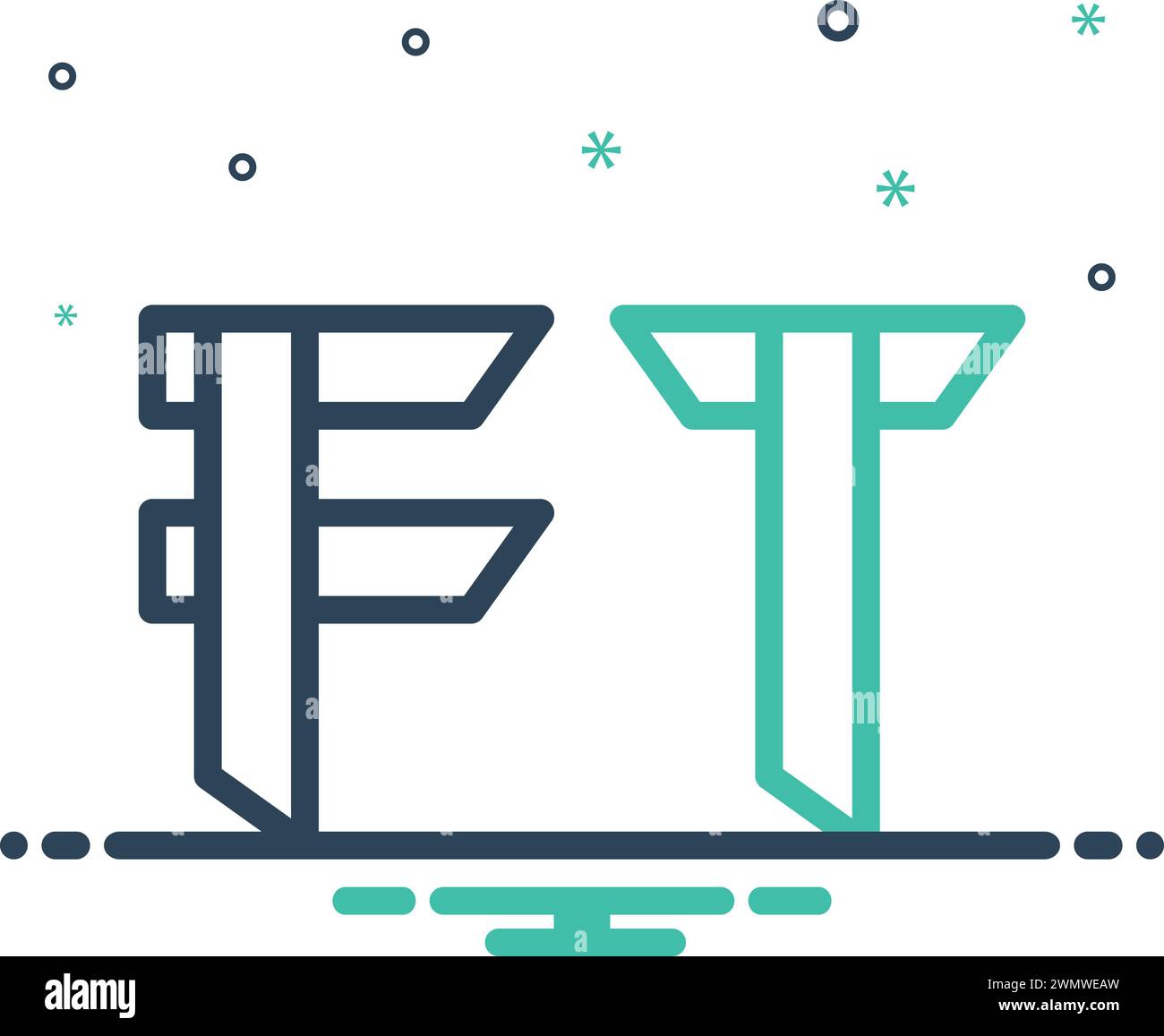 Ft letter Stock Vector Images - Alamy