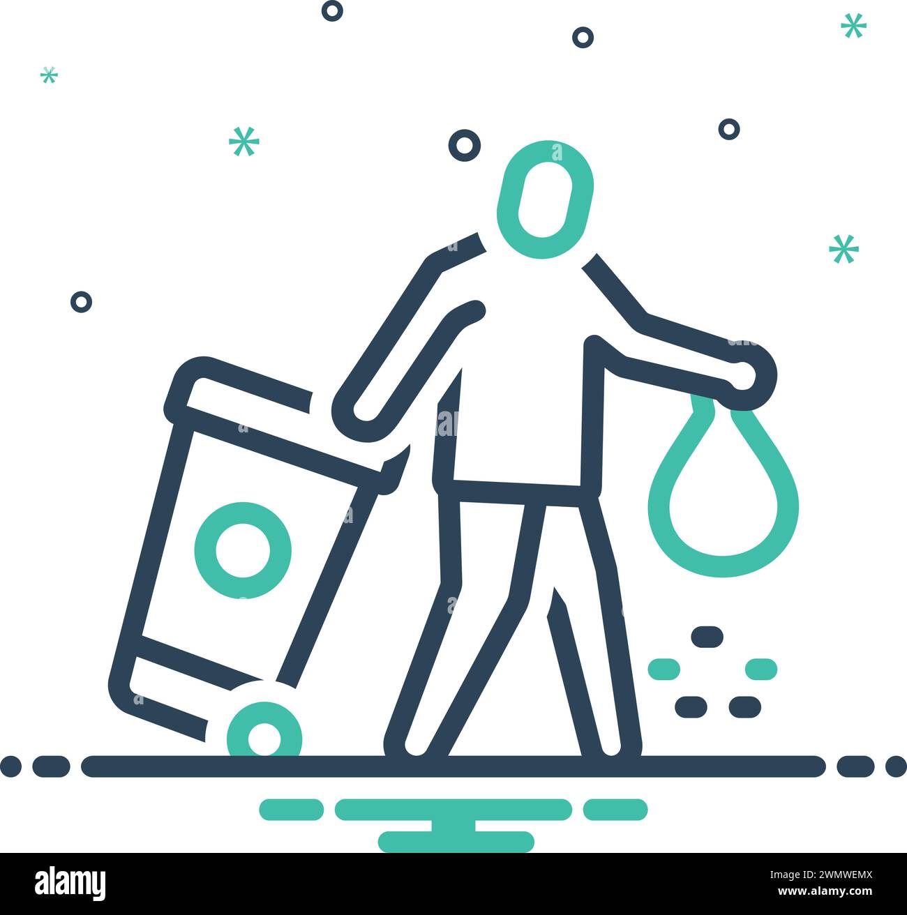 Icon for collector,garbage Stock Vector Image & Art - Alamy