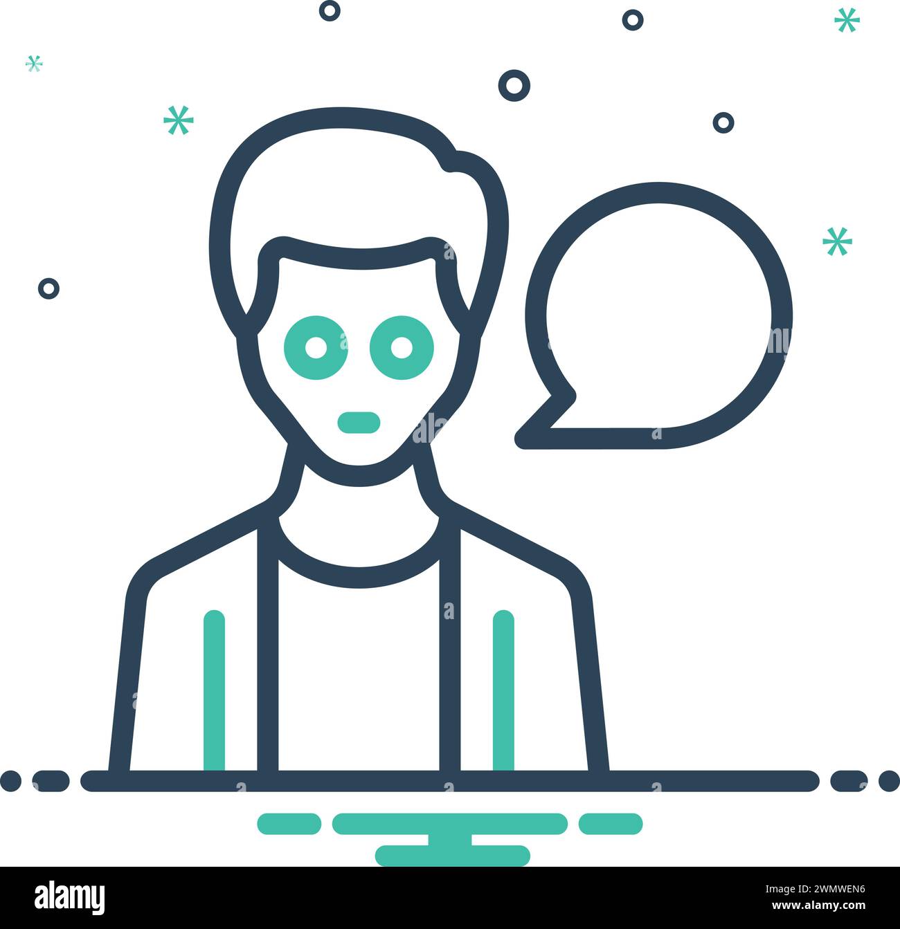 Icon for tell,told Stock Vector Image & Art - Alamy