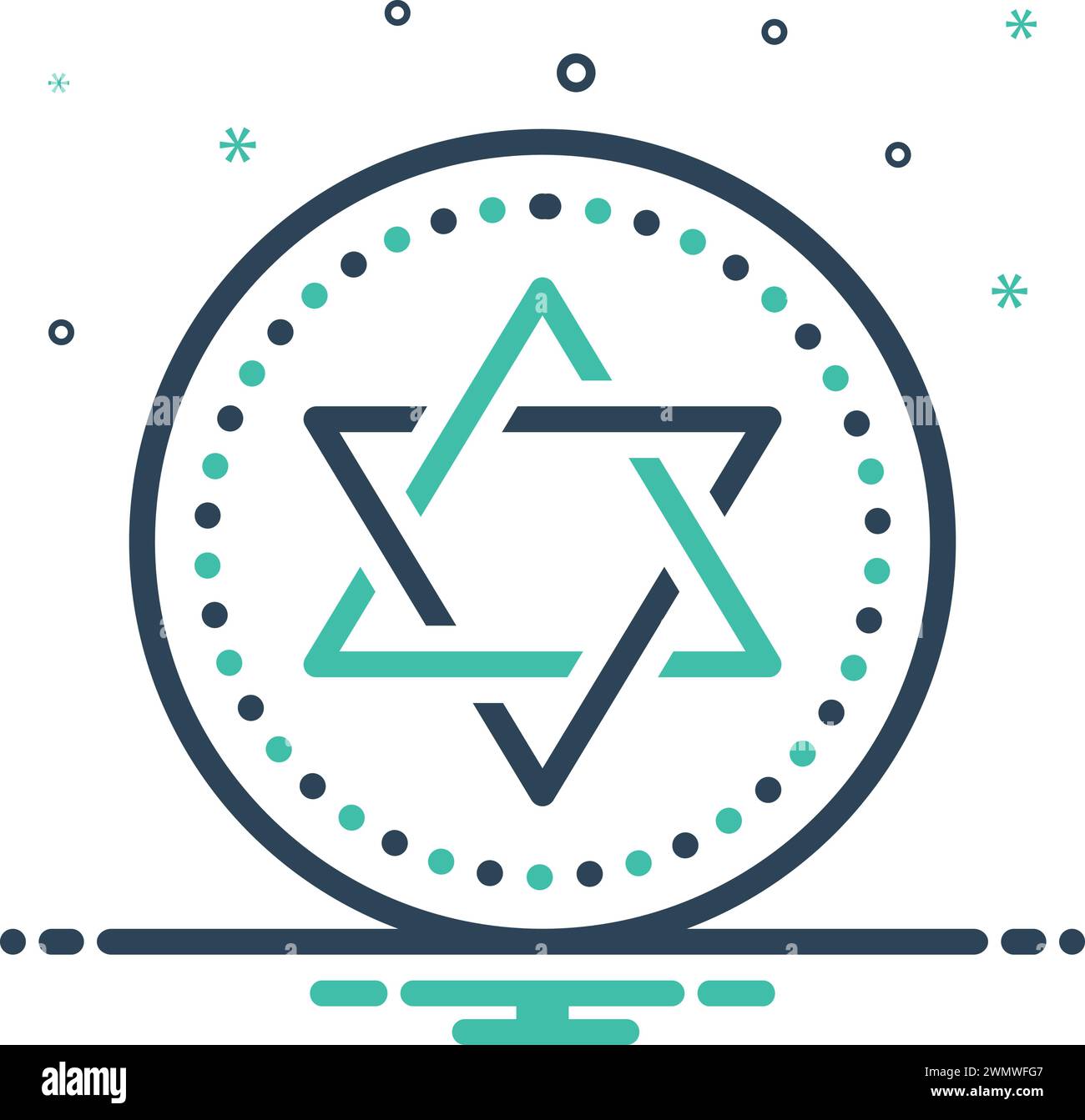 Icon for jewish,jewish star Stock Vector Image & Art - Alamy