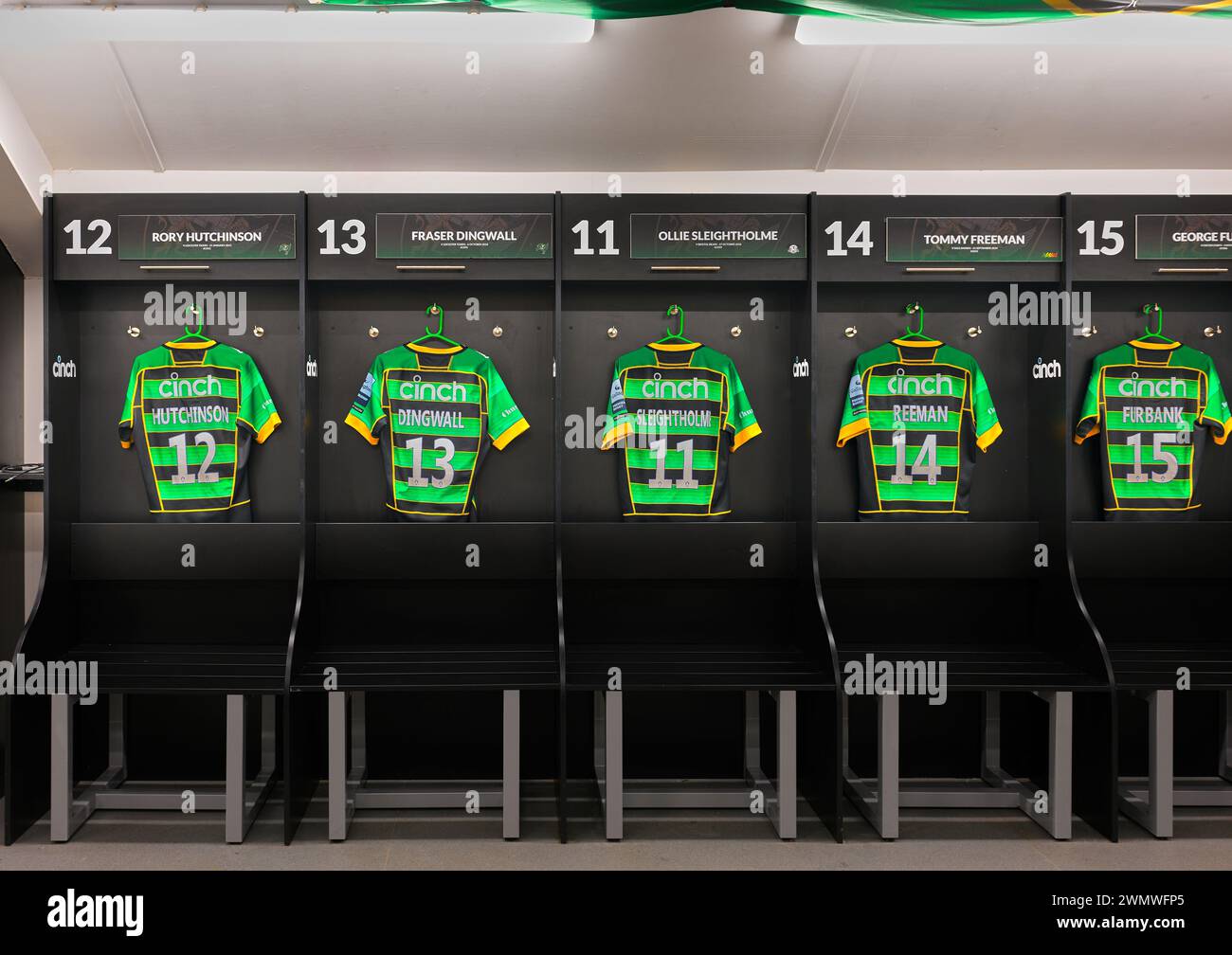 Rugby club changing room hi-res stock photography and images - Alamy