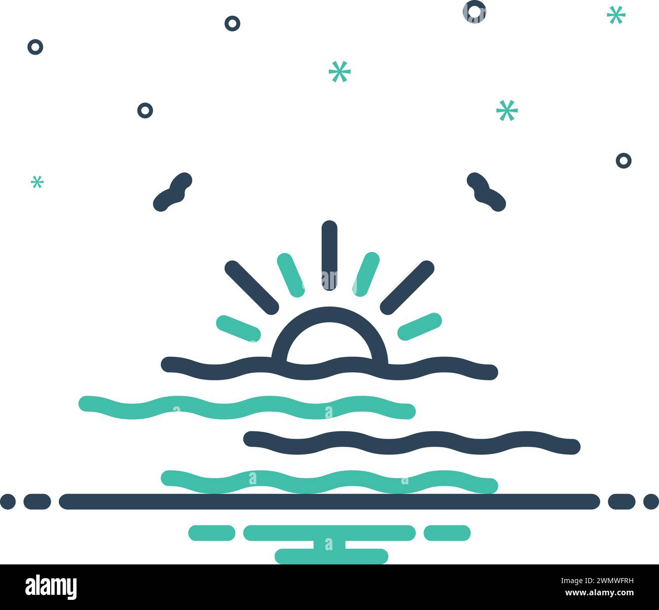 Icon for horizon,skyline Stock Vector Image & Art - Alamy