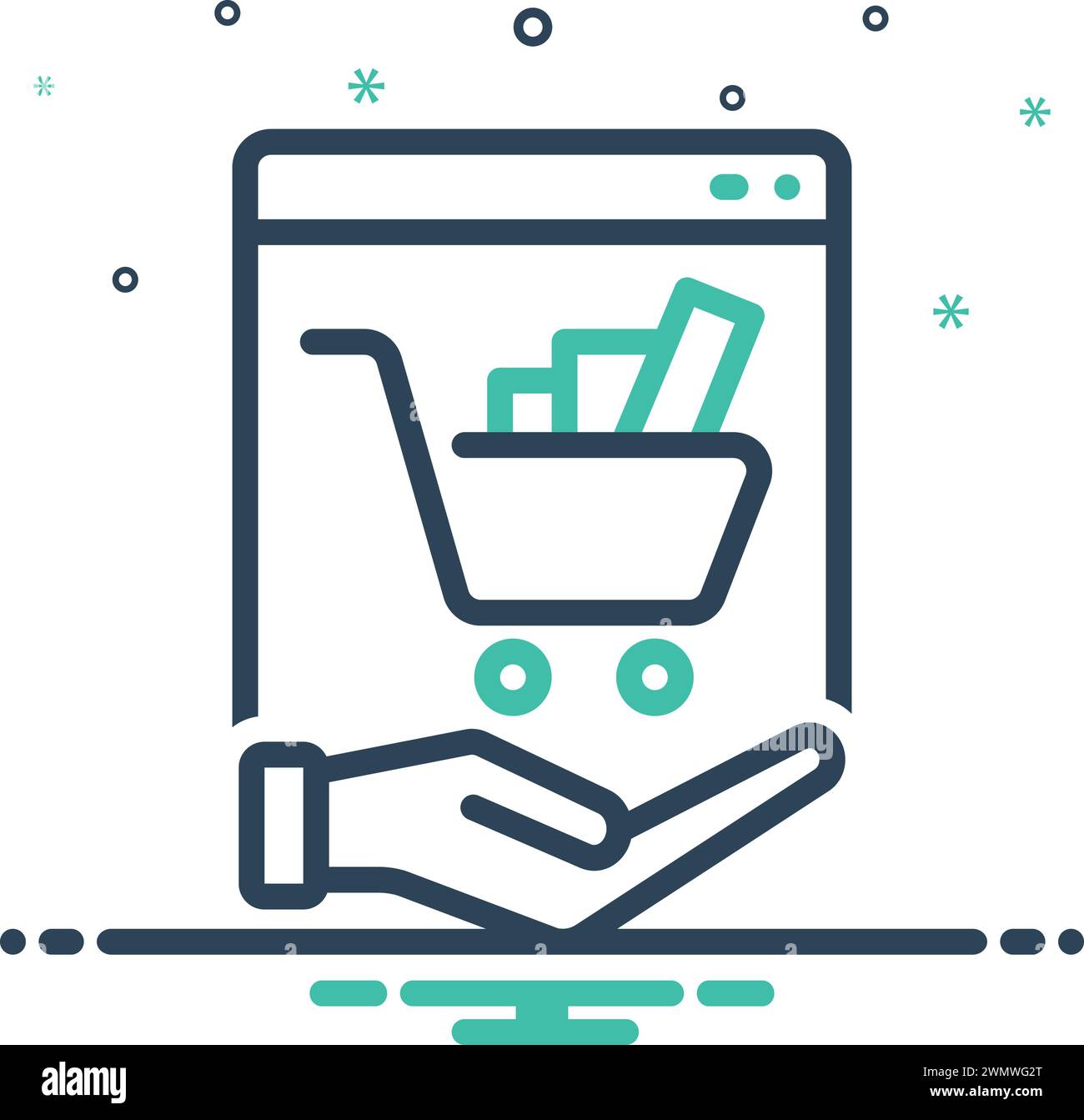 Bought icon vector vectors Stock Vector Images - Alamy