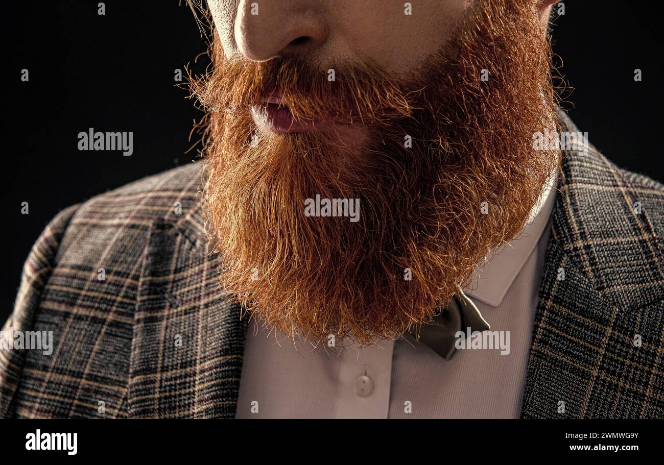 closeup photo of unshaven man with mustache on background. unshaven man ...