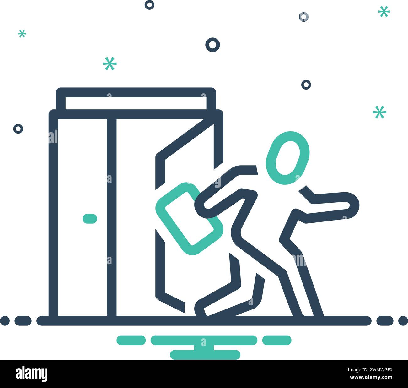 Icon for leave,depart from Stock Vector Image & Art - Alamy