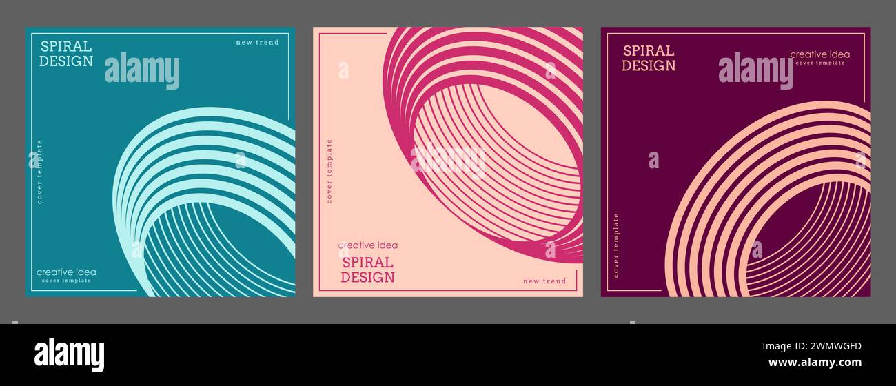 Spiral design. A new design template for the cover, banner, posters ...