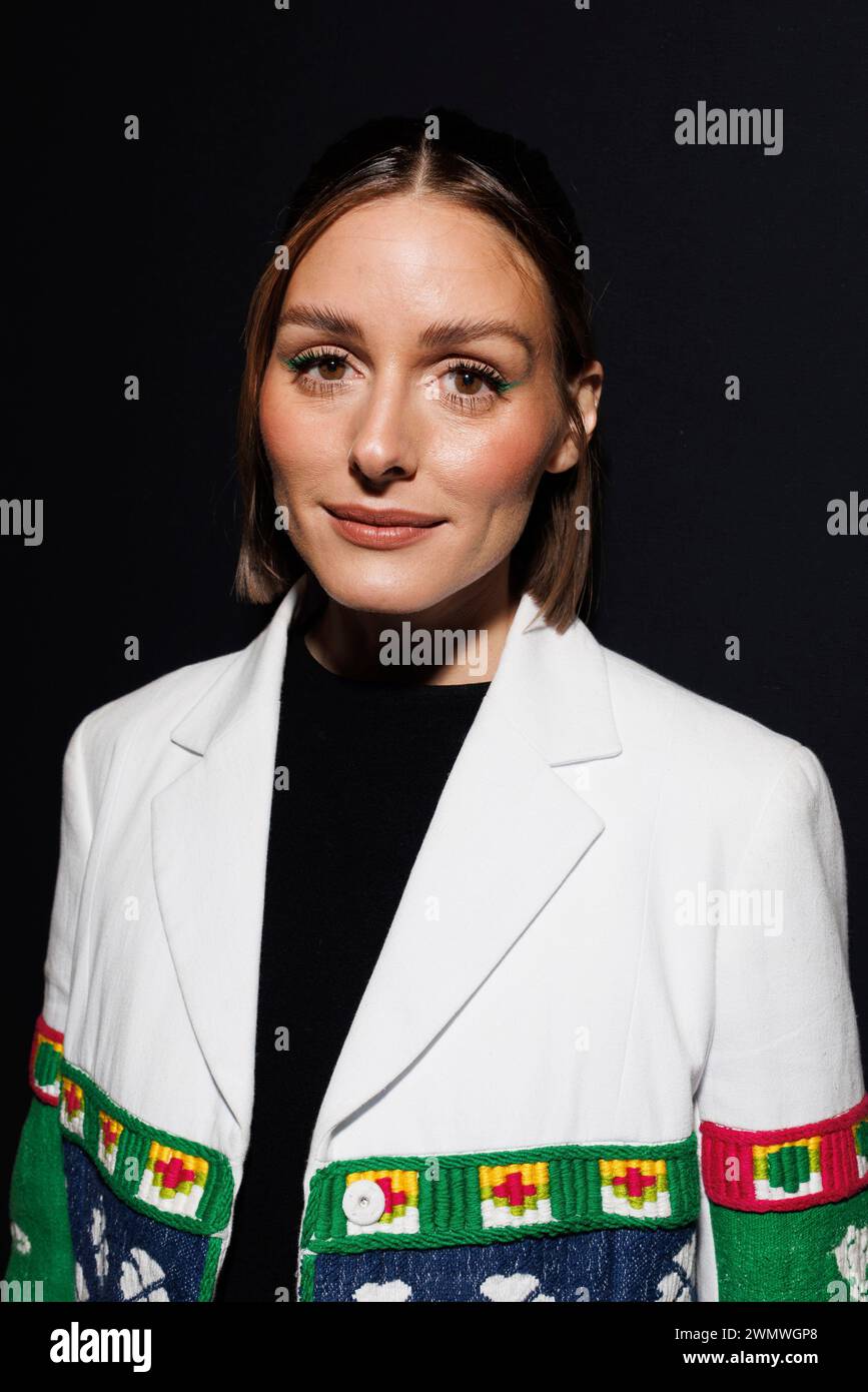 Olivia Palermo attends the Christian Dior Fall/Winter 2024-2025 ready ...