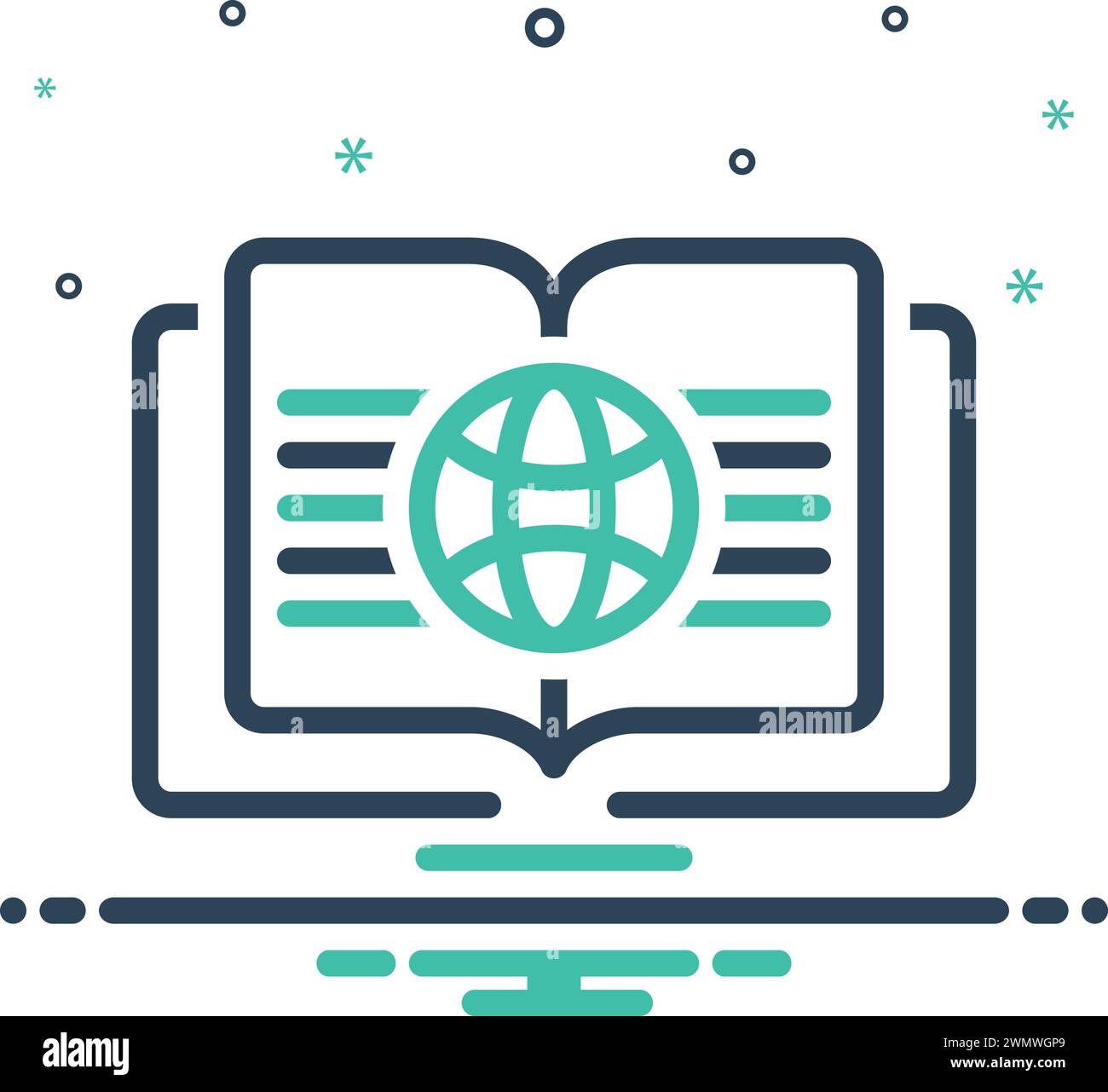 Icon for encyclopedia,reference book Stock Vector Image & Art - Alamy