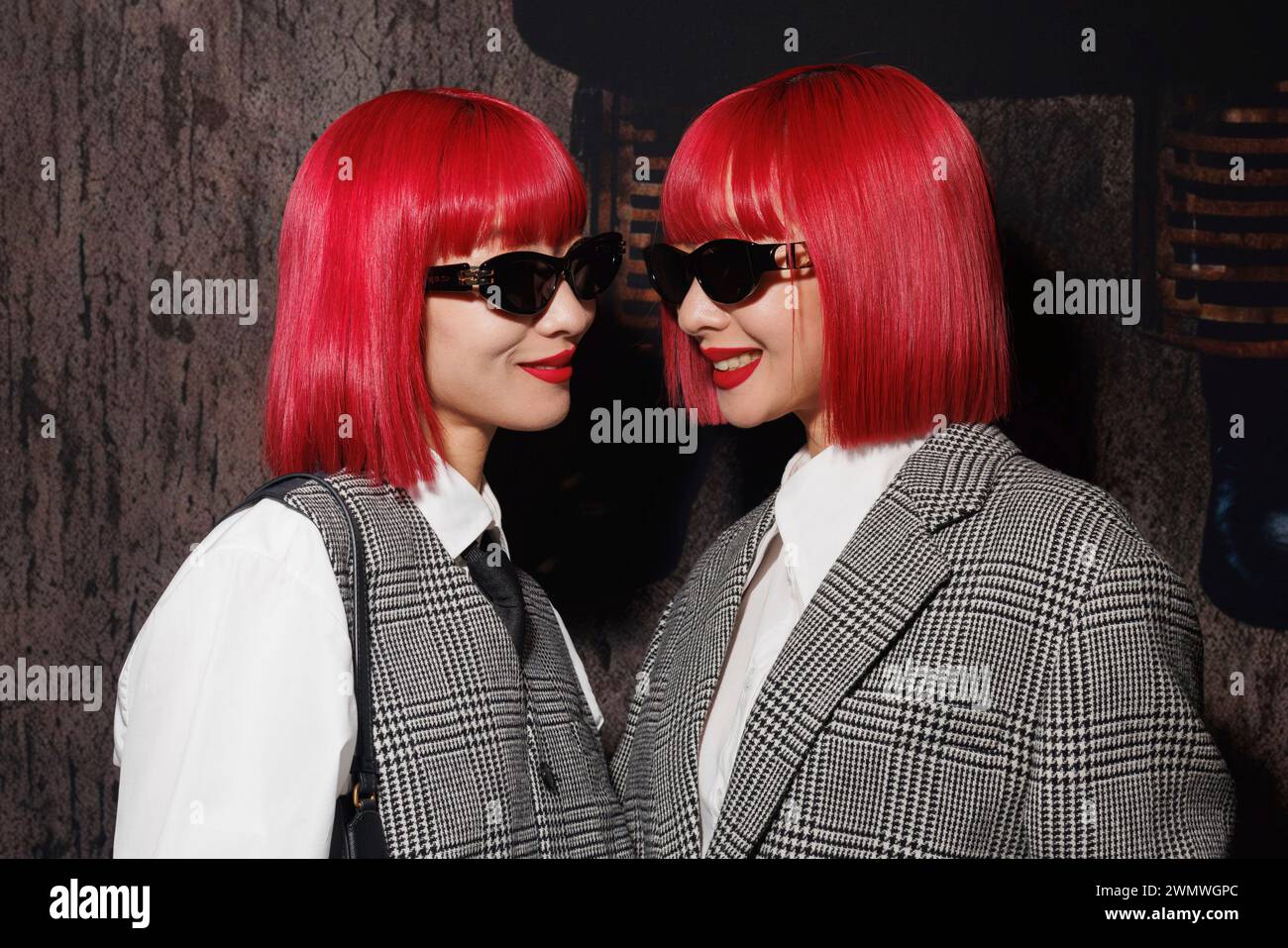 Amiaya attend the Christian Dior Fall/Winter 2024-2025 ready-to-wear collection presented ...