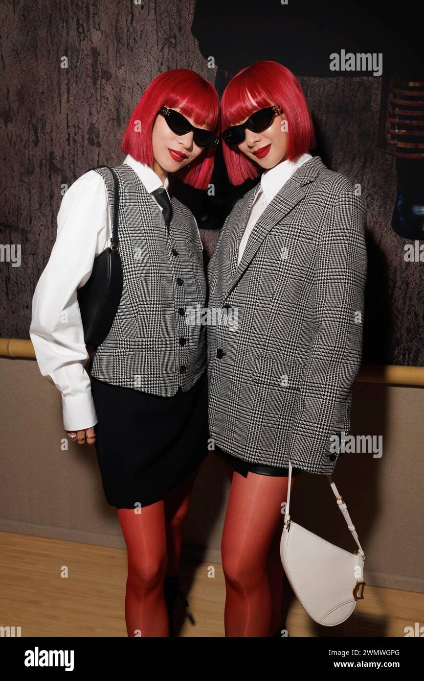 Amiaya attend the Christian Dior Fall/Winter 2024-2025 ready-to-wear ...