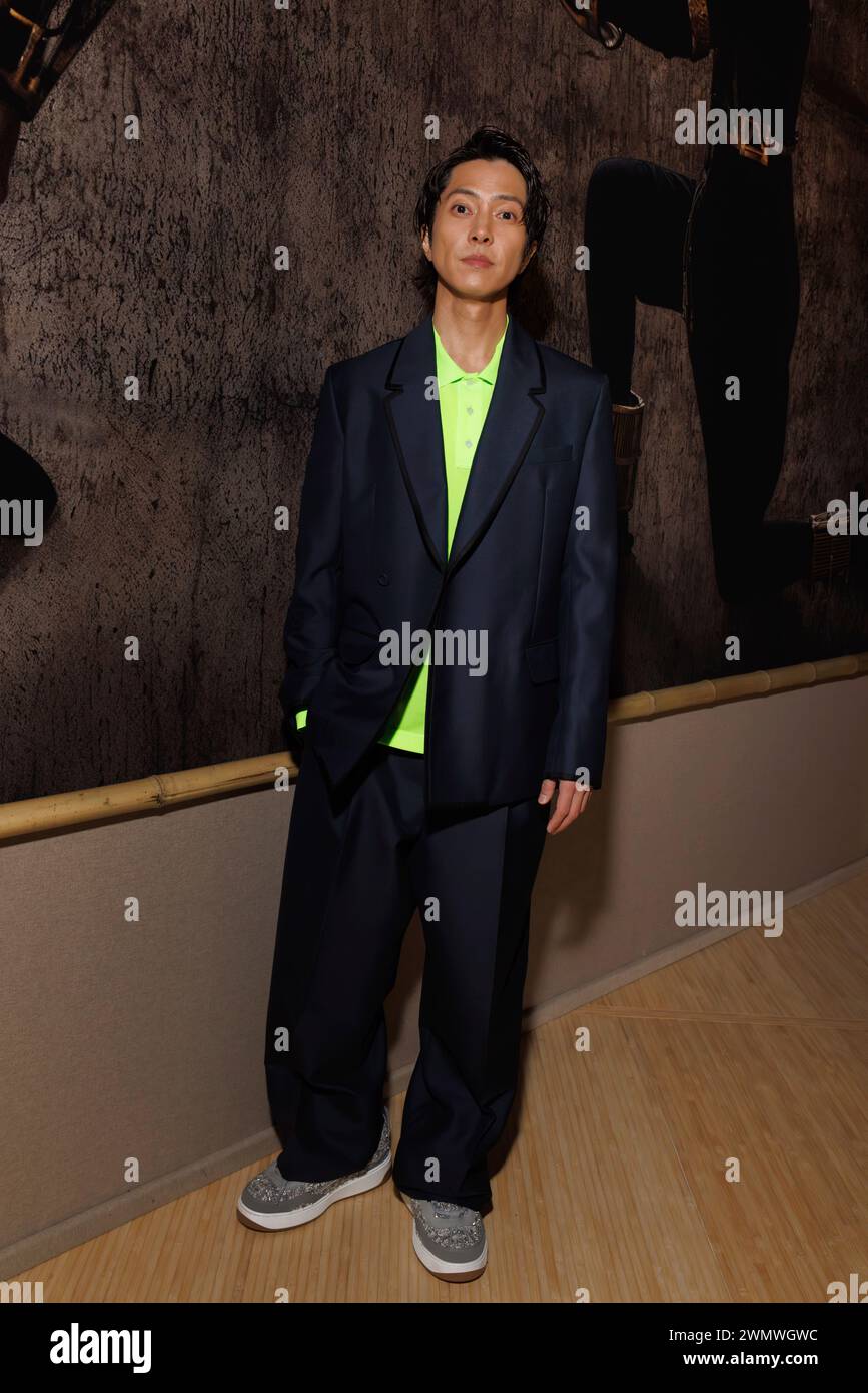 Tomohisa Yamashita attends the Christian Dior Fall/Winter 2024-2025 ...