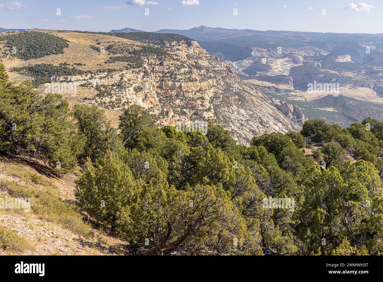 Sandstone mountains at Iron Springs Bench Overlook in the Dinosaur ...