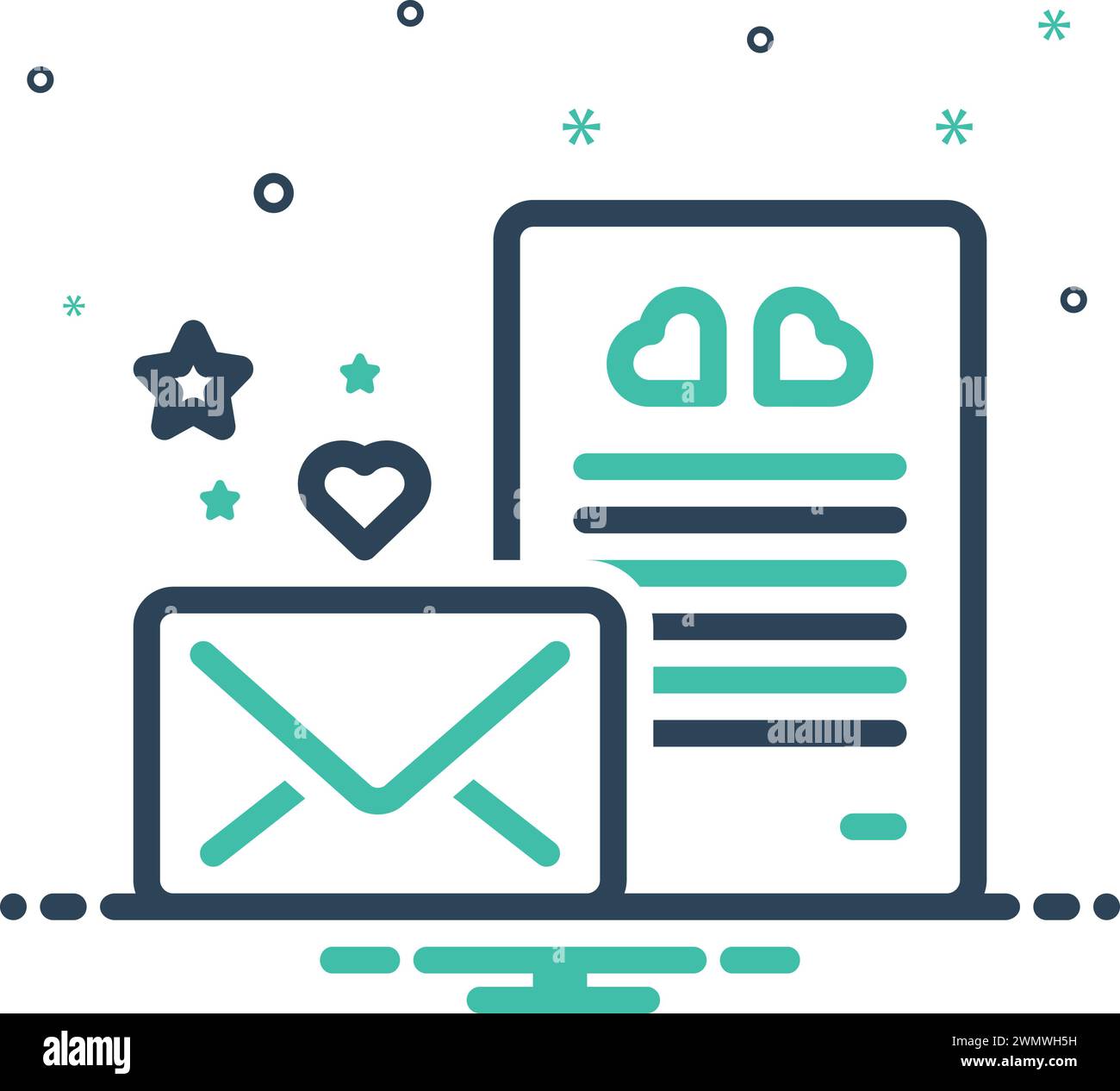 Icon for invitation,request Stock Vector Image & Art - Alamy