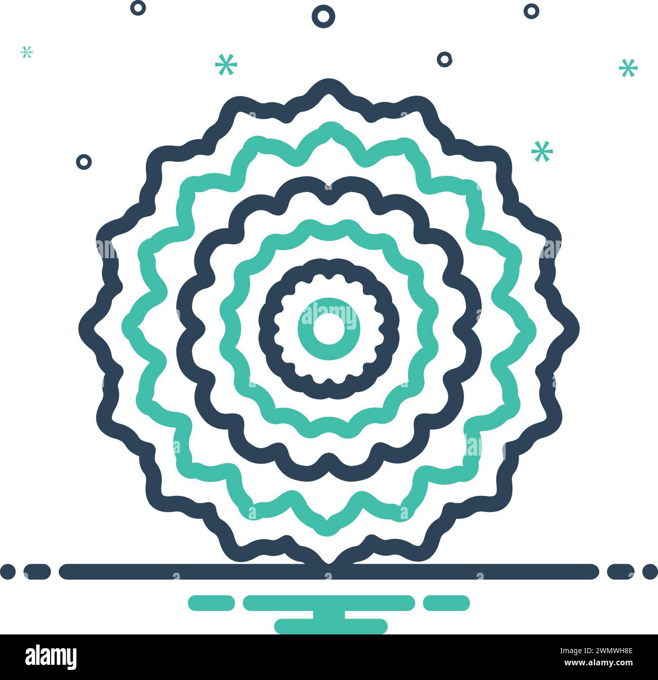 Dahlia macro Stock Vector Images - Alamy