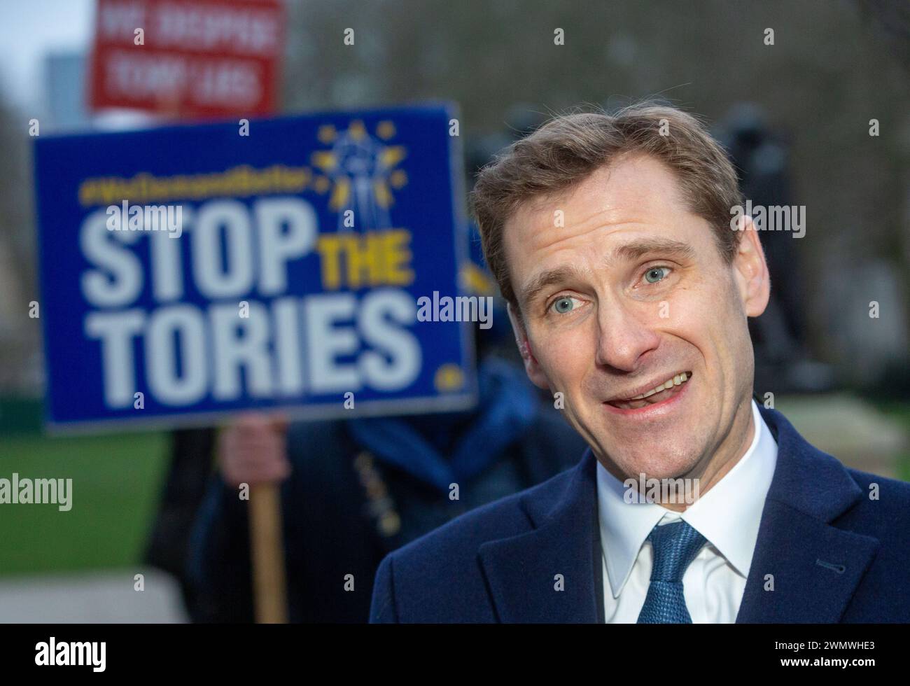 London, England, UK. 28th Feb, 2024. Policing Minister CHRIS PHILP is ...